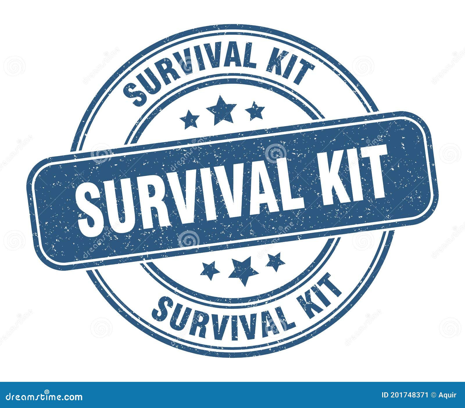 Survival Kit Stamp. Survival Kit Label. Round Grunge Sign Stock Vector ...