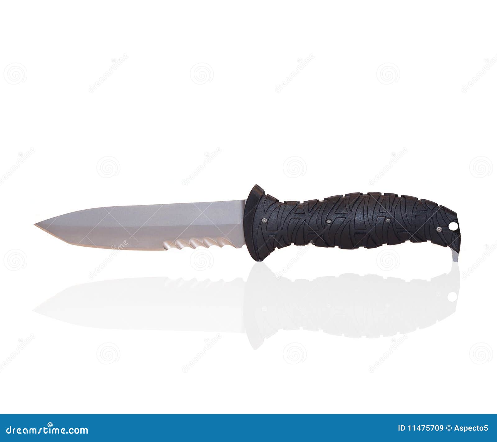 Survival Knife And Military Compass Royalty-Free Stock Photography ...