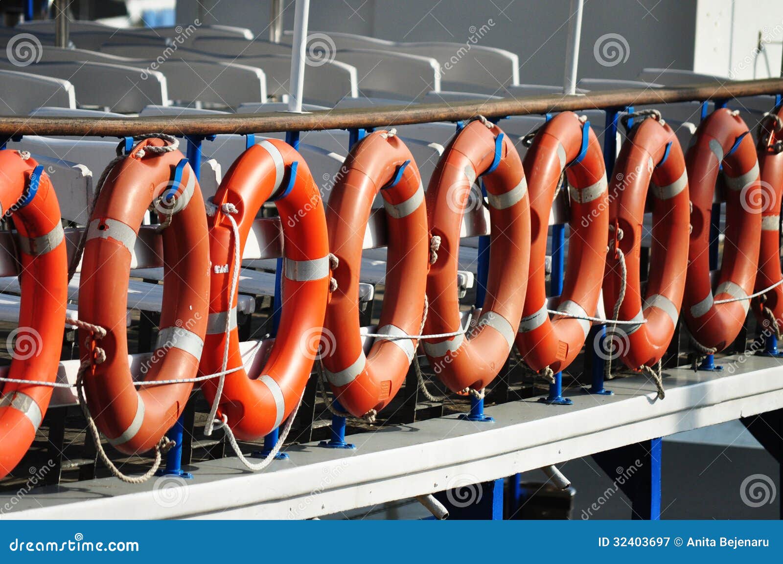Survival rings stock image. Image of lifeboats, life - 32403697