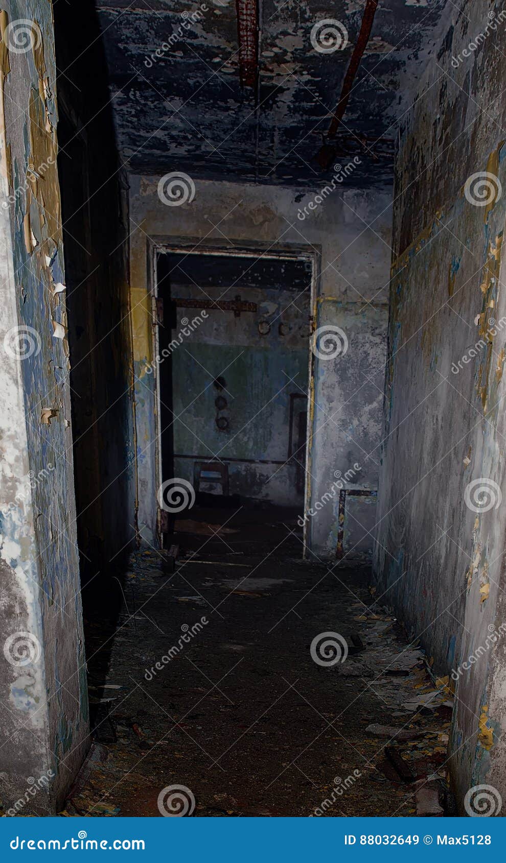 Survival Underground Tunnel and Bunker Apocalypse Doomsday Stock Image ...