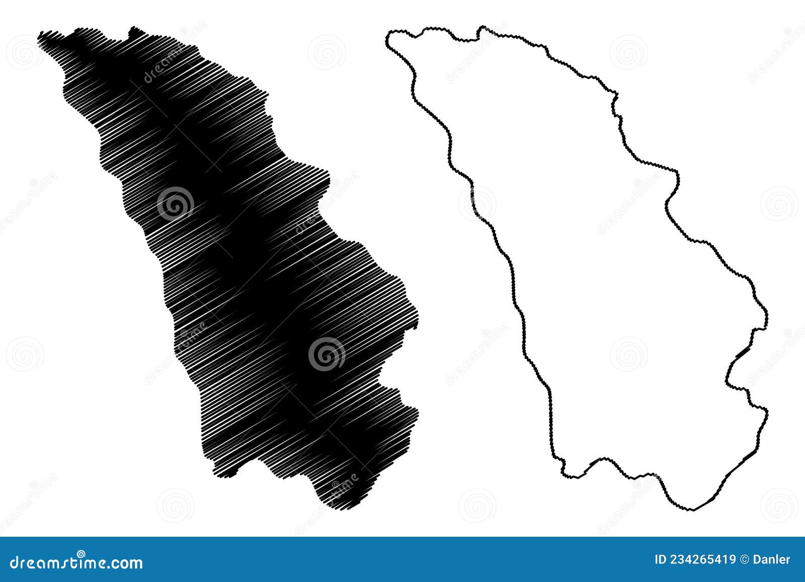 Suryapet District Telangana State, Republic of India Map Vector ...