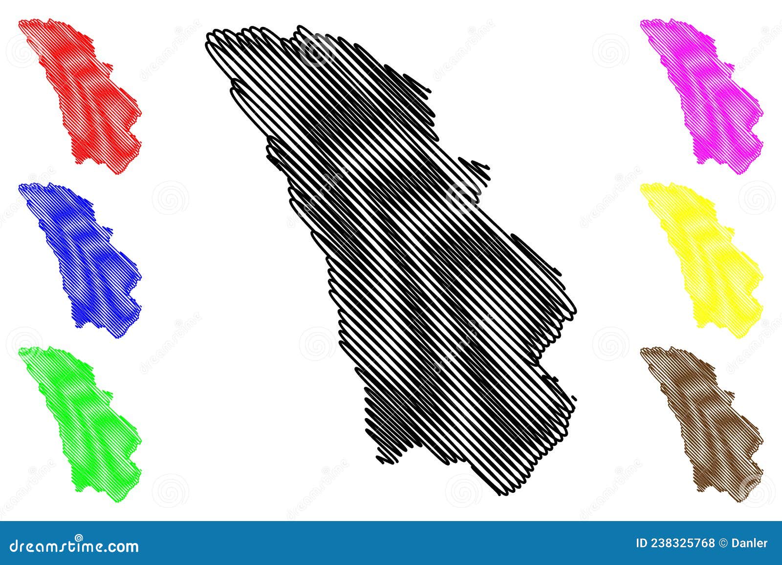 Suryapet District Telangana State, Republic of India Map Vector ...