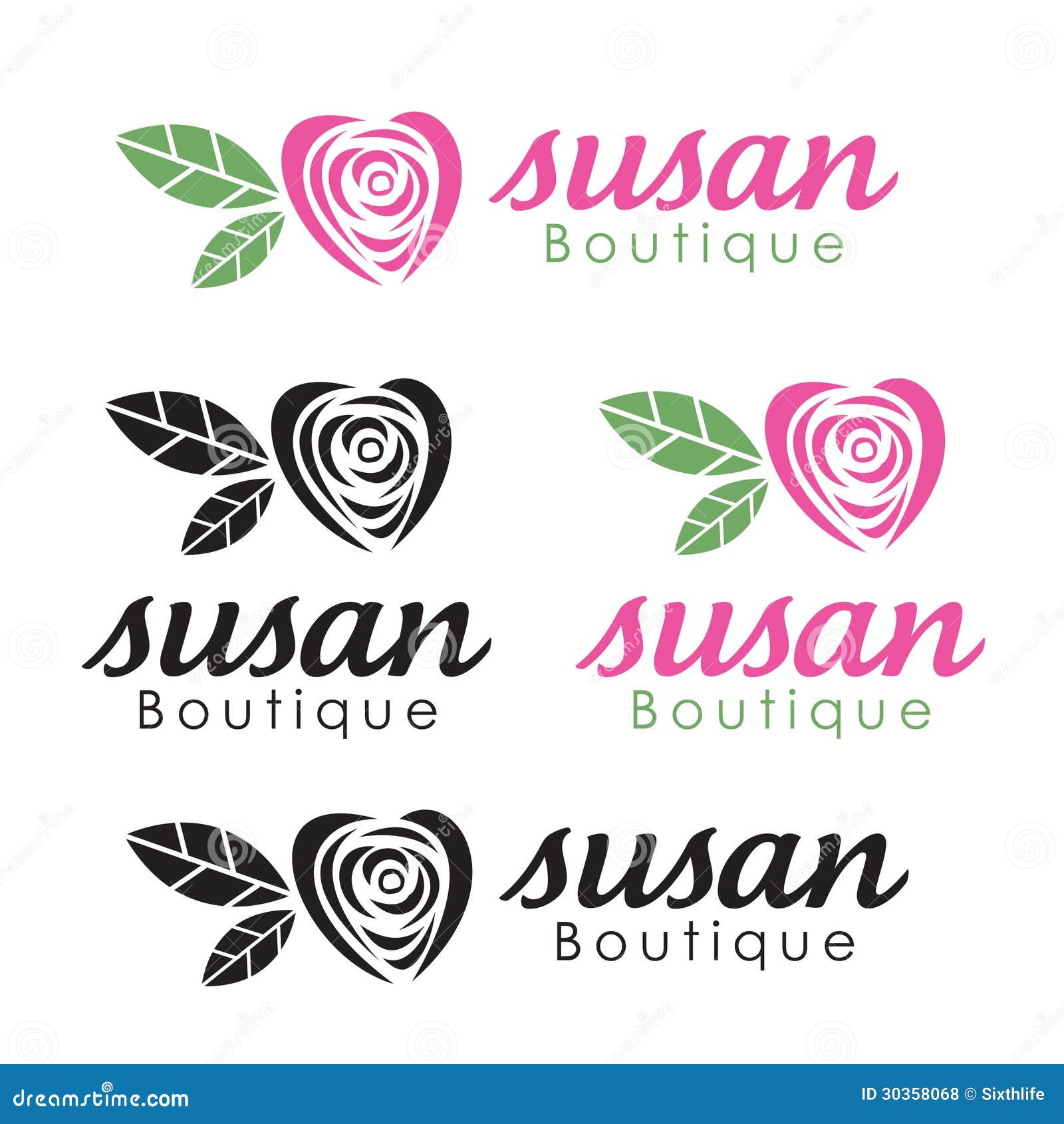 Susan Boutique stock illustration. Illustration of flower - 30358068