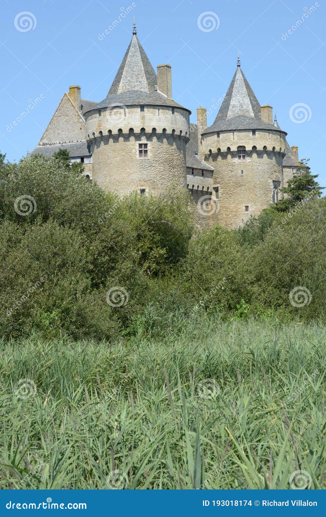 Medieval Monument in Brittany Stock Photo - Image of history, suscinio ...