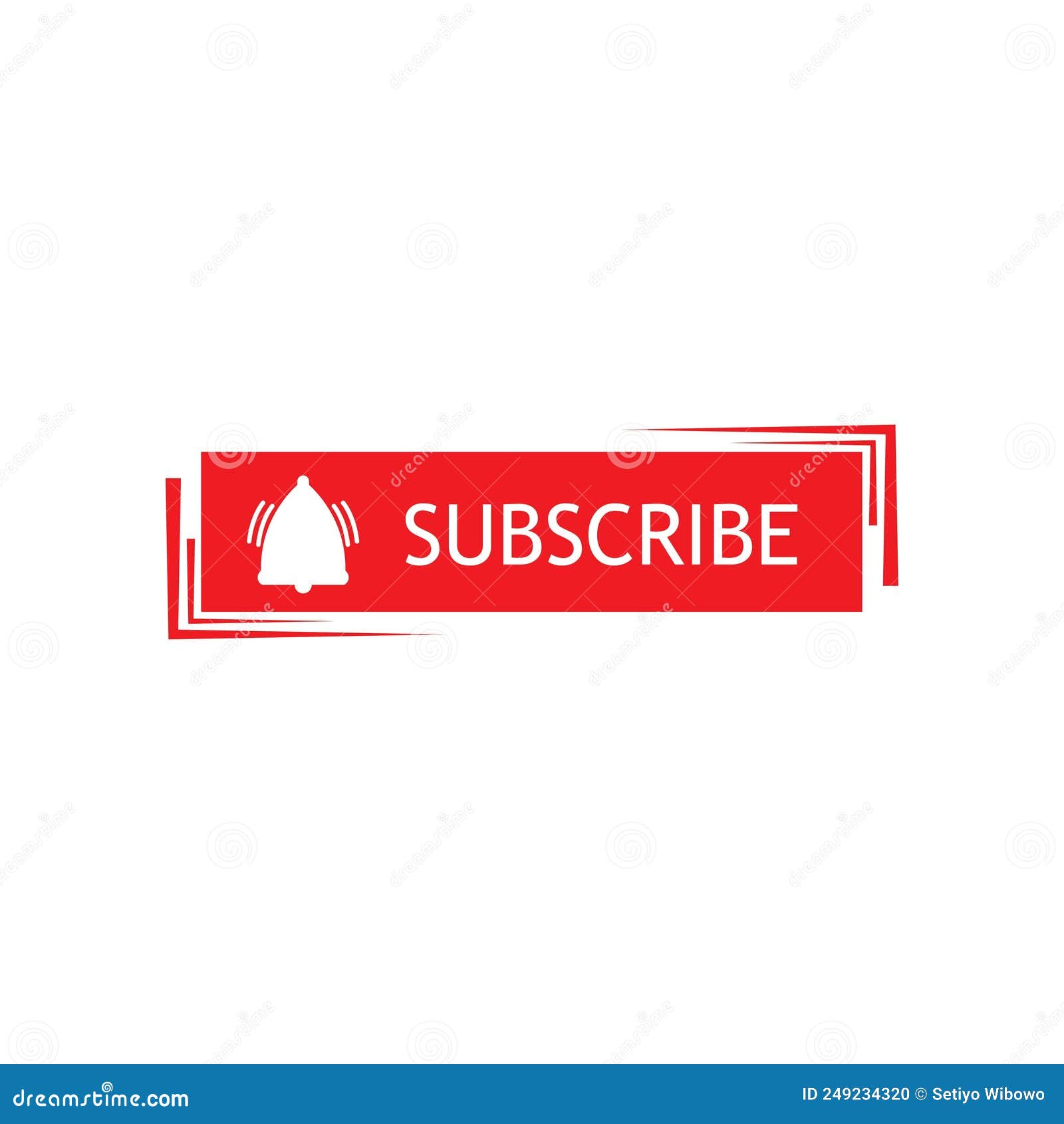 Suscribe Button Icon Vector Flat Design Stock Vector - Illustration of ...