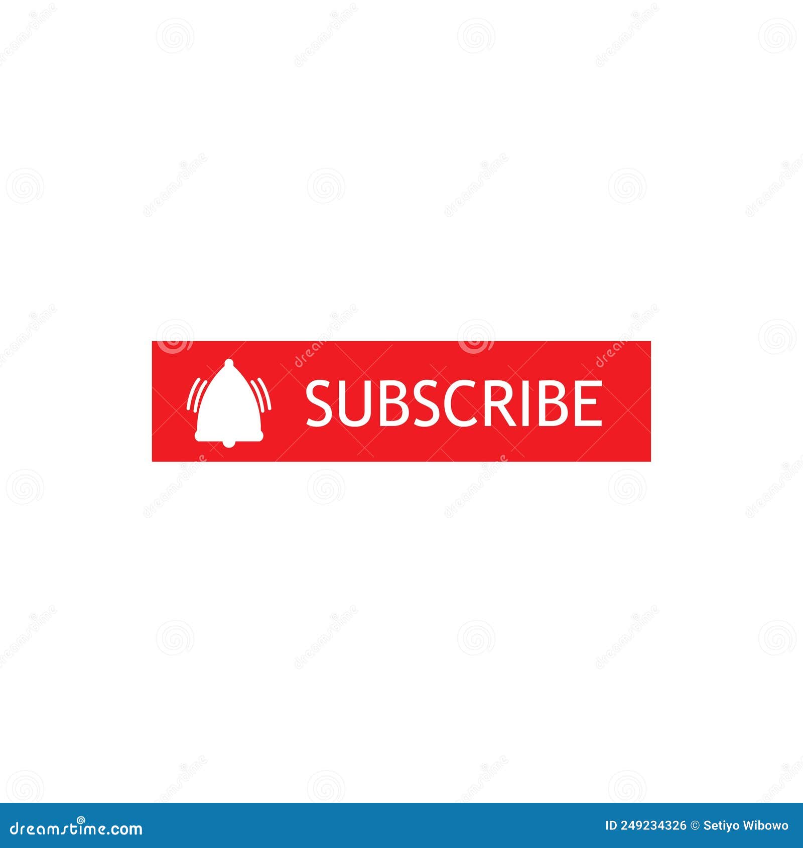 Suscribe Button Icon Vector Flat Design Stock Vector - Illustration of ...