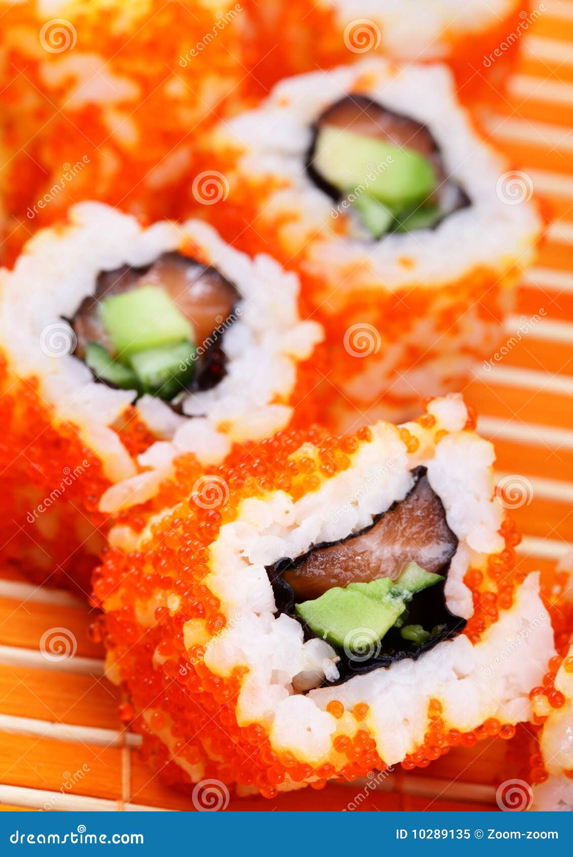 Sushi stock image. Image of japan, appetizer, food, color - 10289135