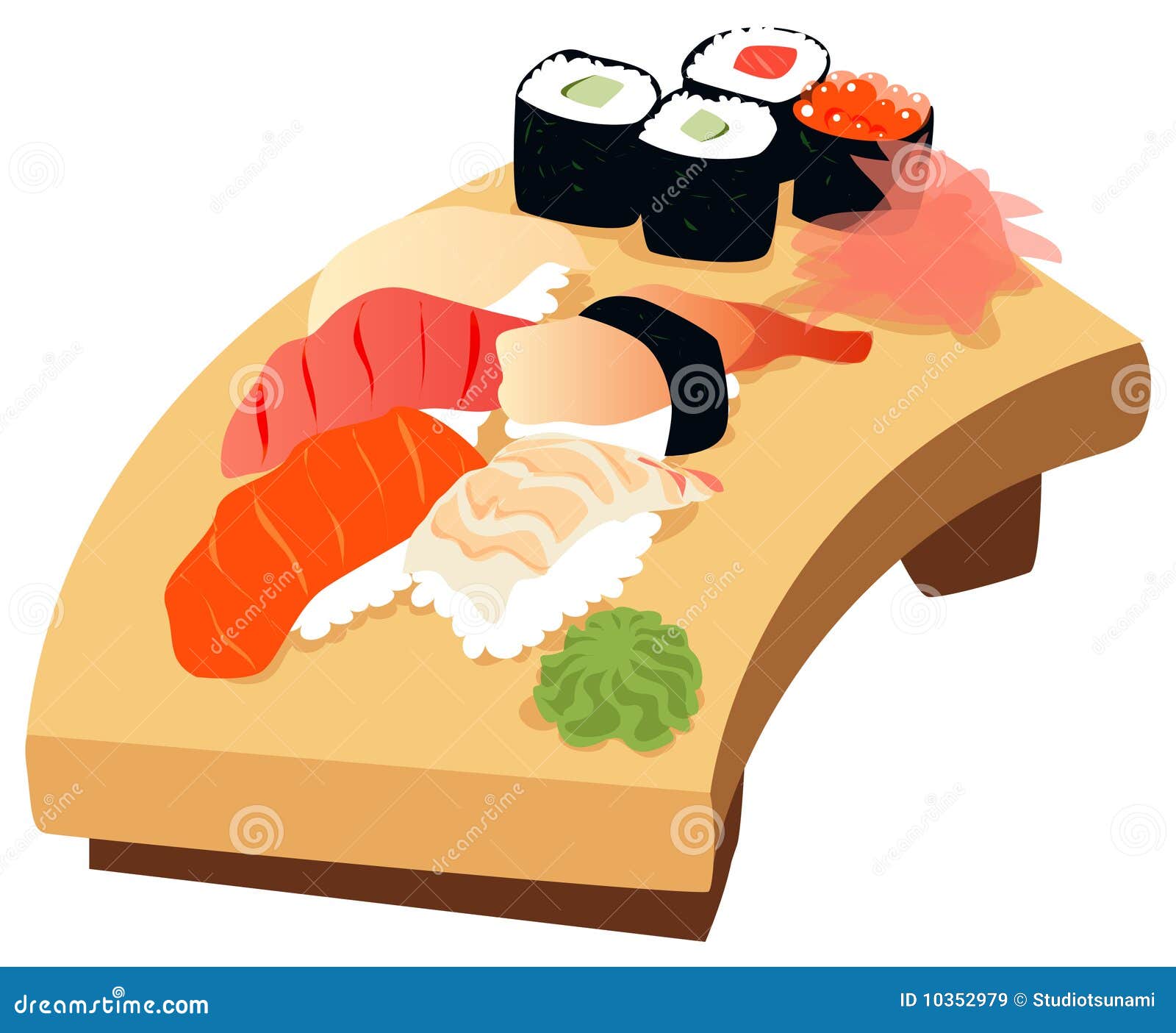 Sushi Cartoons, Illustrations & Vector Stock Images - 144736 Pictures ...