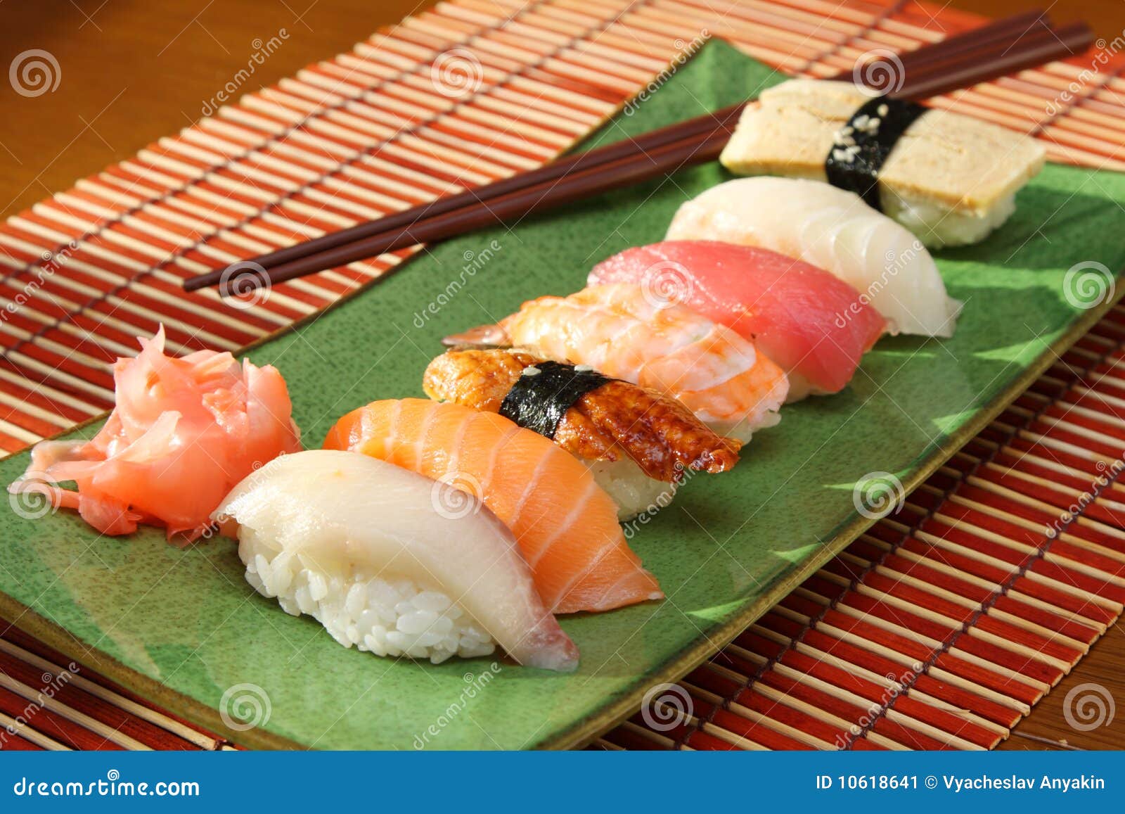 Sushi stock image. Image of food, dinner, fish, asian - 10618641