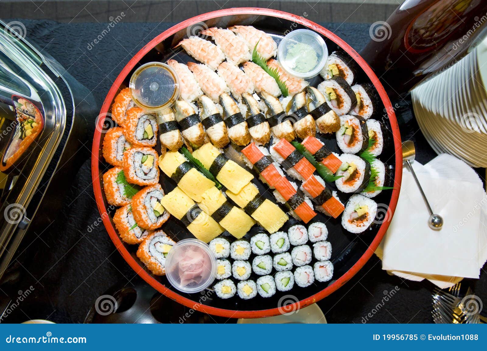 Sushi! stock image. Image of ginger, buffet, delicious - 19956785