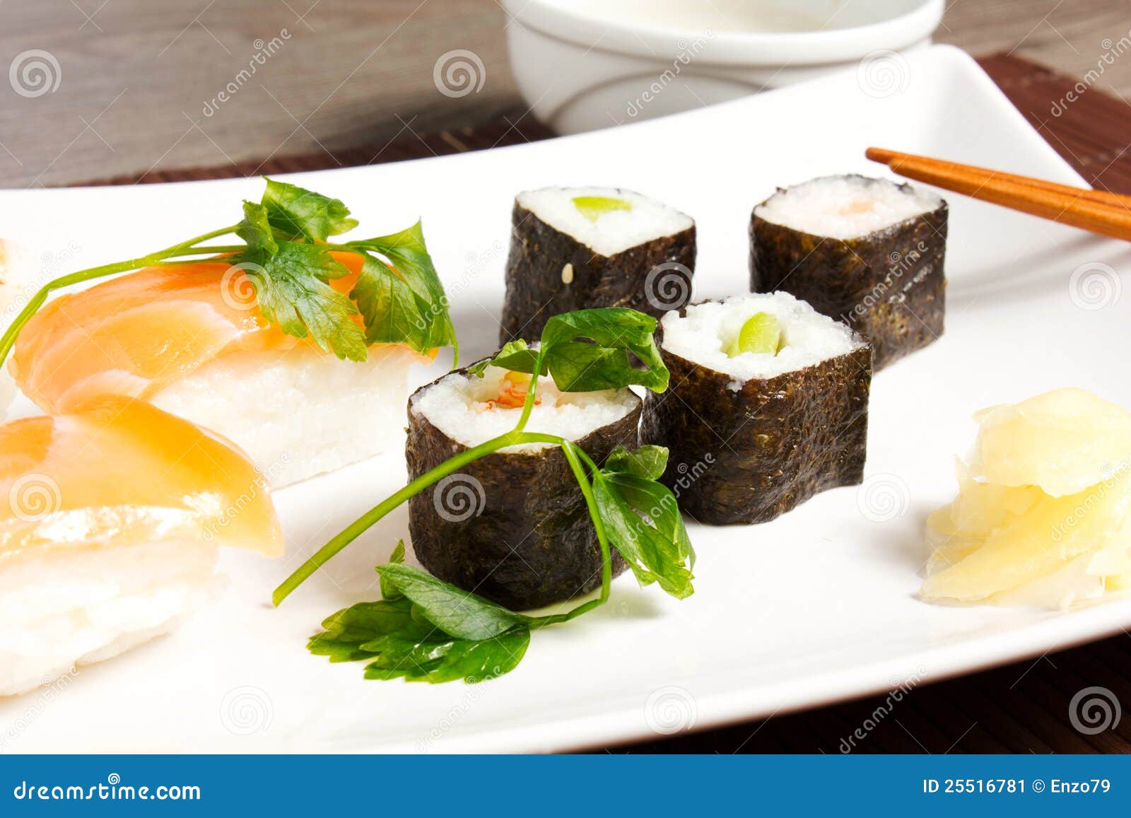 Sushi stock image. Image of cuisine, food, sauce, lifestyle - 25516781
