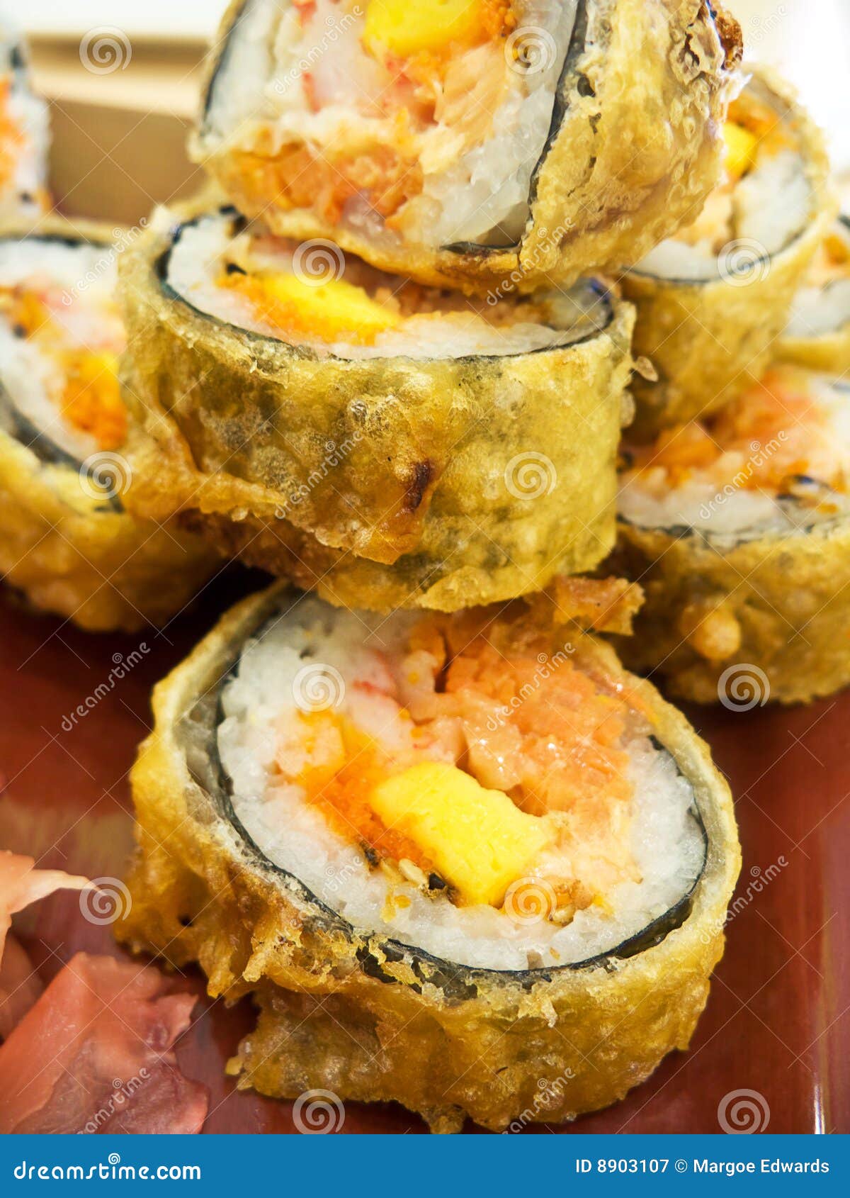 Sushi stock image. Image of salmon, pollock, sushi, white - 8903107