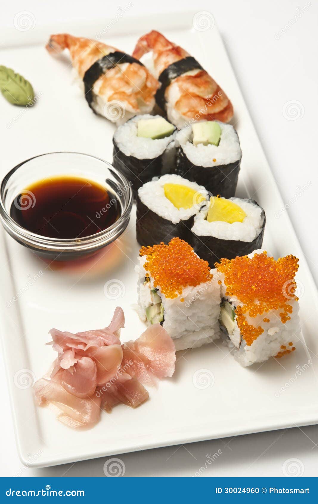 Sushi assortment stock photo. Image of assortment, cuisine - 30024960