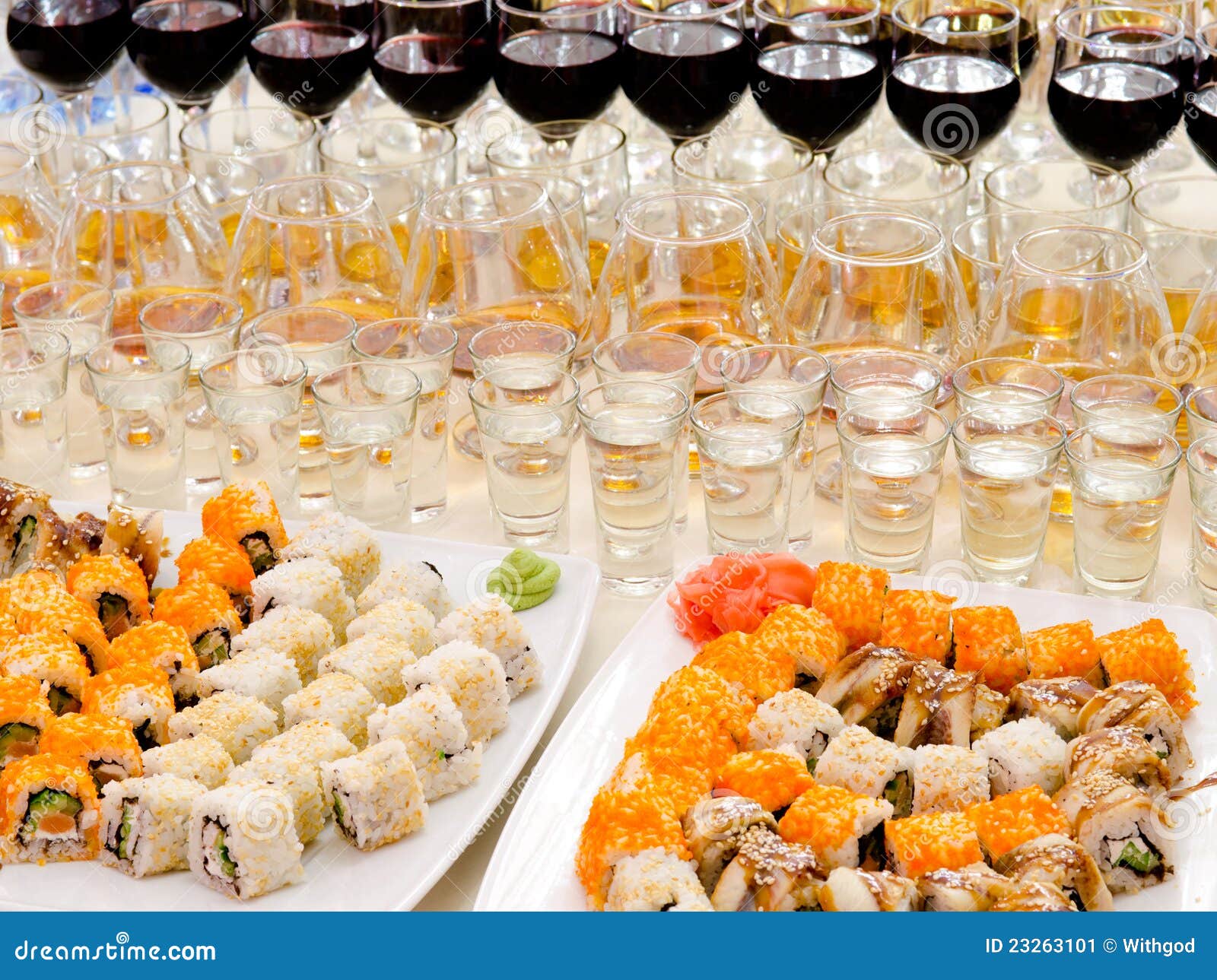 Sushi buffet stock image. Image of buffet, food, roll - 23263101