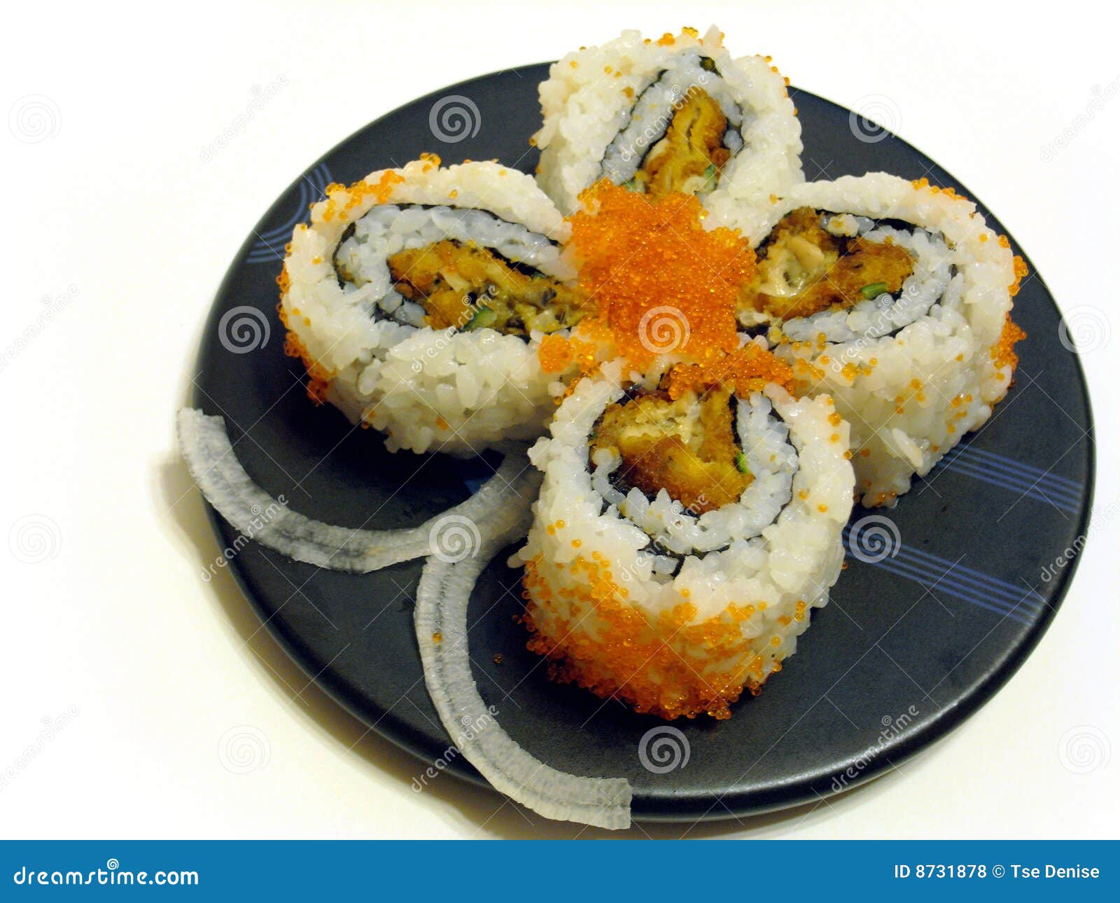 Sushi butterfly stock photo. Image of dishes, wasabi, lunch - 8731878