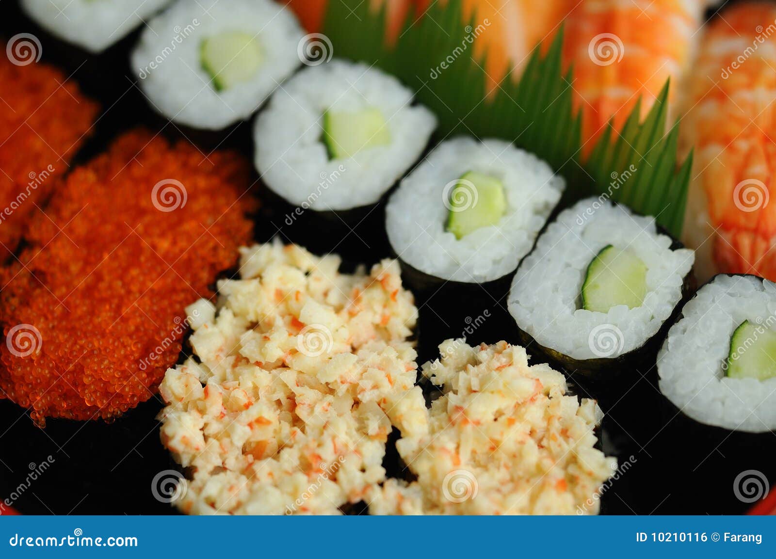 Sushi close-up stock photo. Image of dish, tradition - 10210116