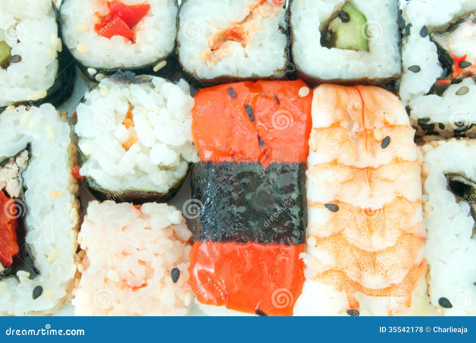 Sushi stock photo. Image of snack, banana, sushi, shellfish - 35542178