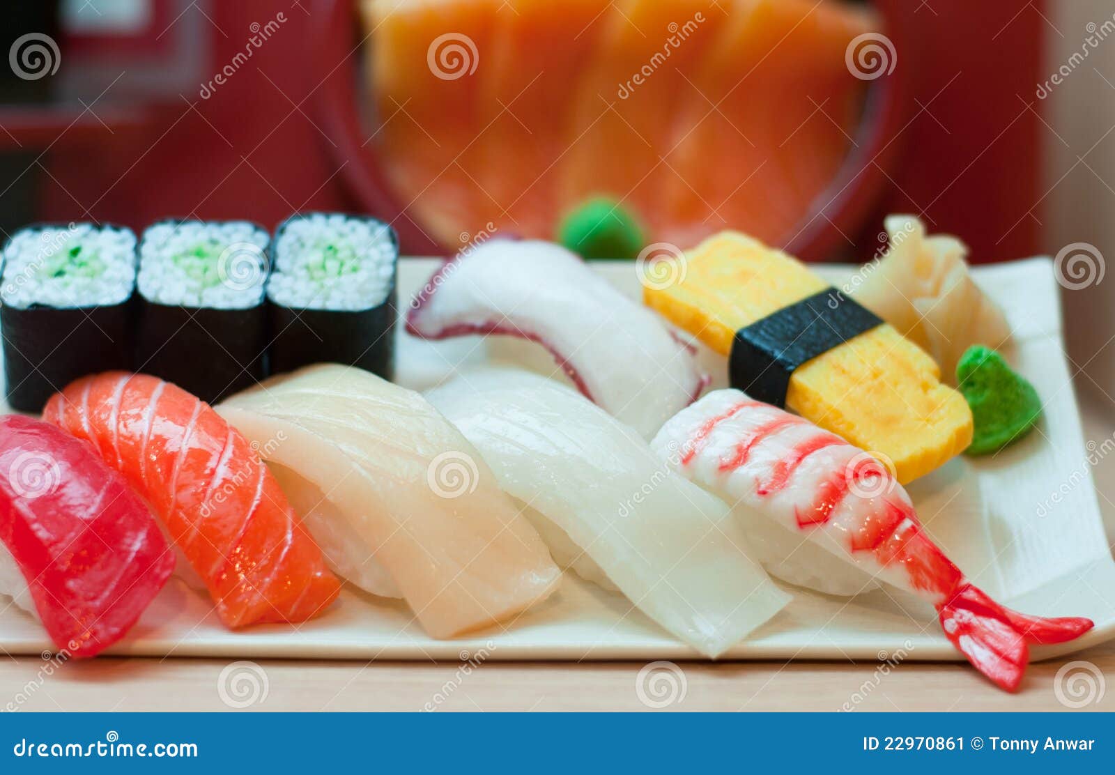 Sushi Combo stock image. Image of food, paraffin, industry - 22970861