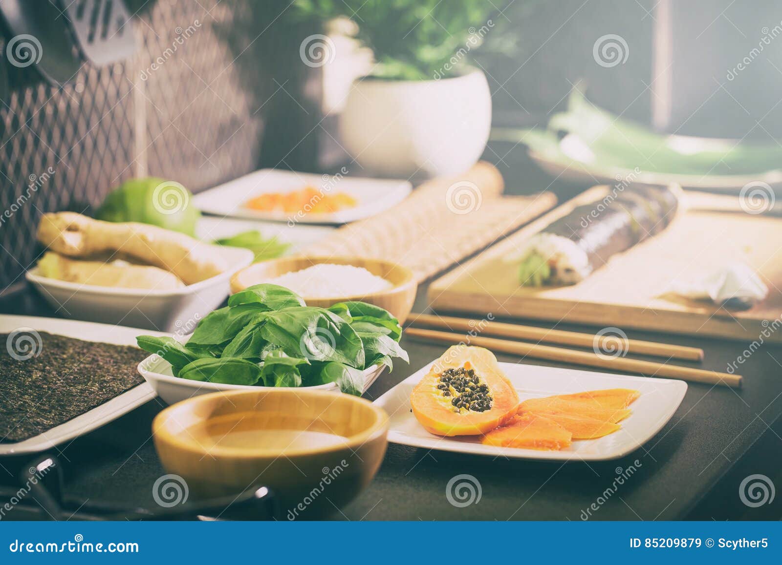 Sushi concepts. stock image. Image of delicacy, dish - 85209879