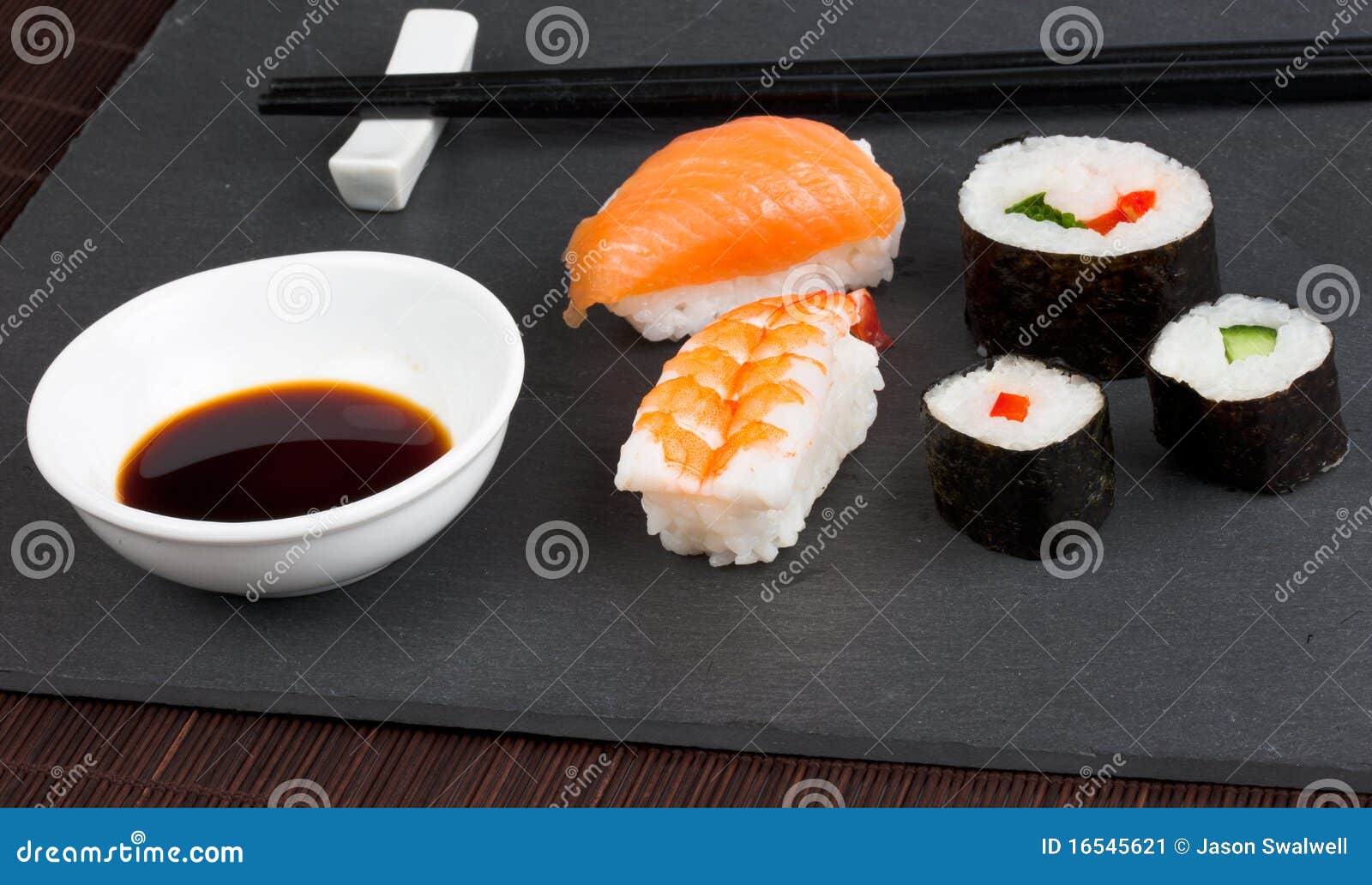 Sushi Dinner stock image. Image of chinese, oriental - 16545621