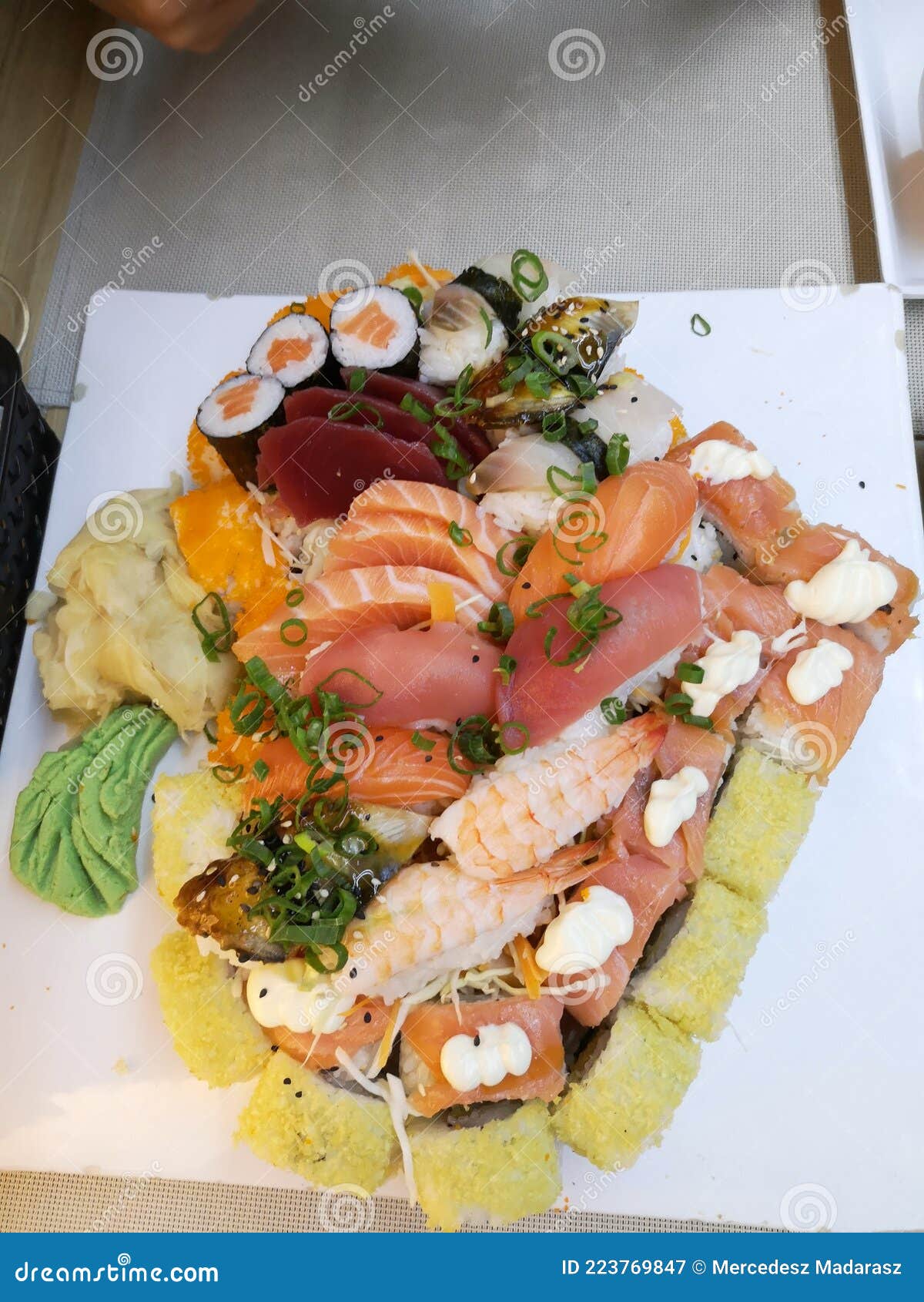 Sushi heart art stock image. Image of restaurant, meat - 223769847