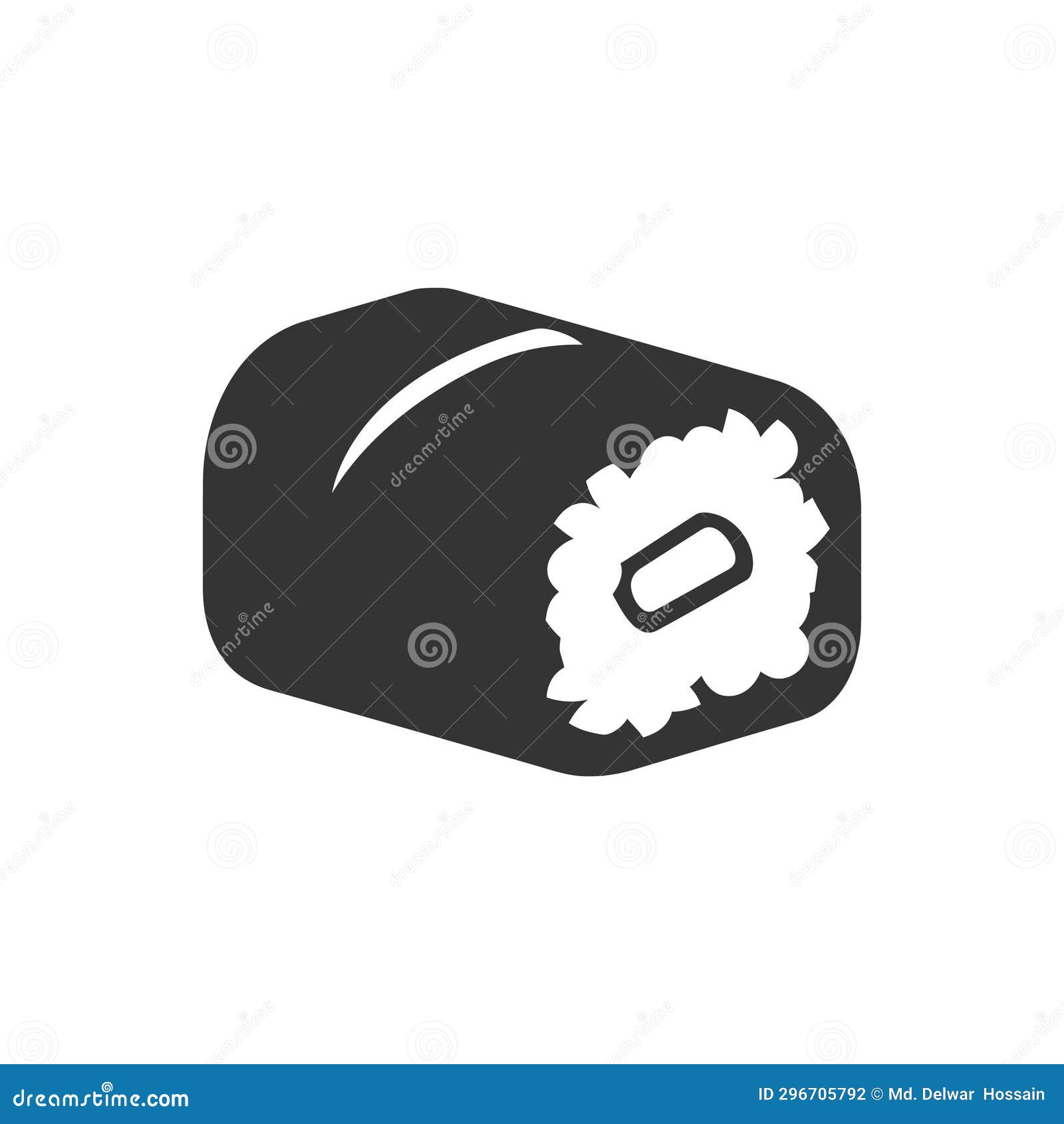 Sushi Icon Symbol. Sushi Sign - Vector | CartoonDealer.com #219761618