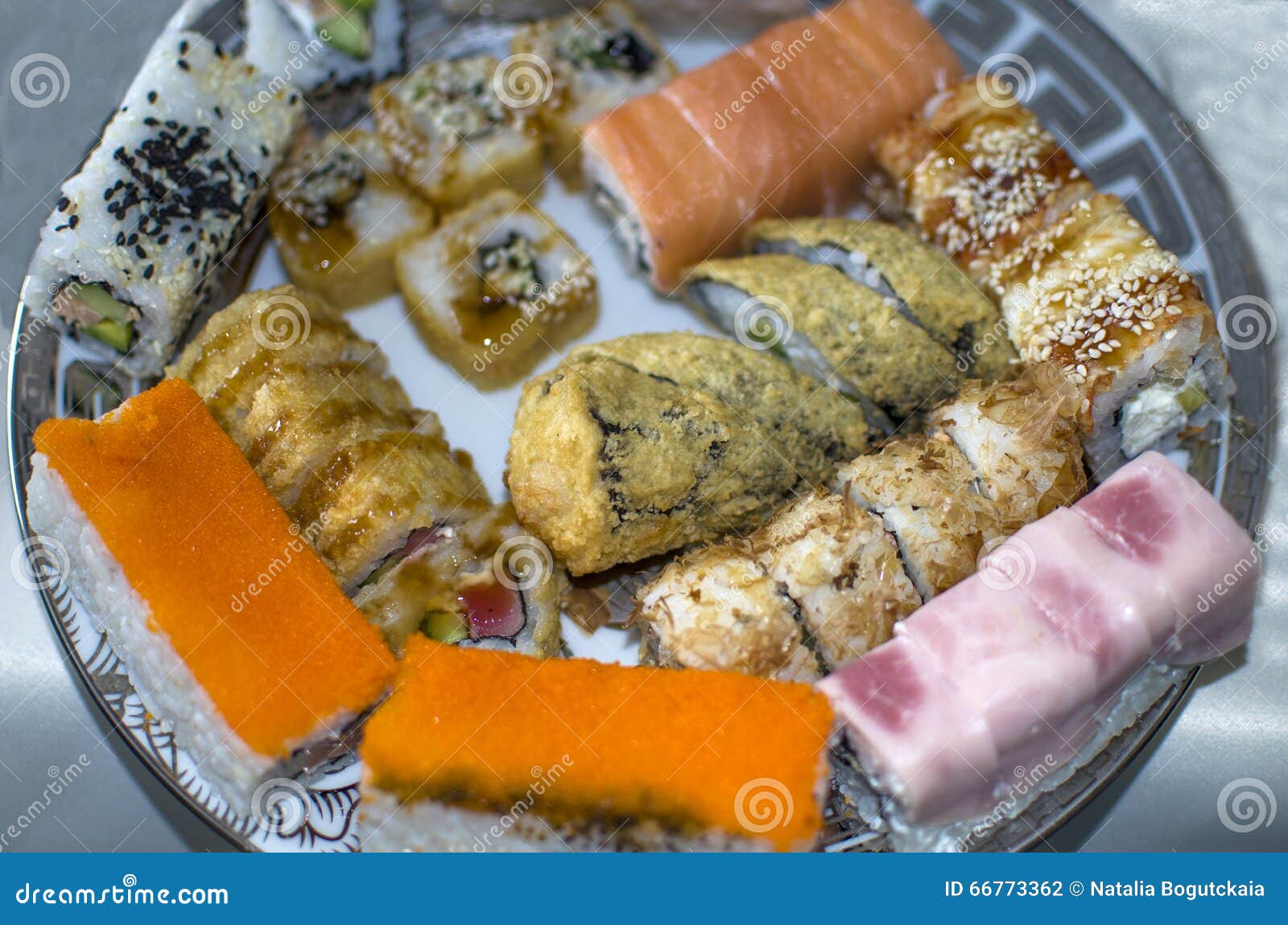 Sushi Kitchen of Traditional Japanese Cuisine Stock Photo - Image of ...