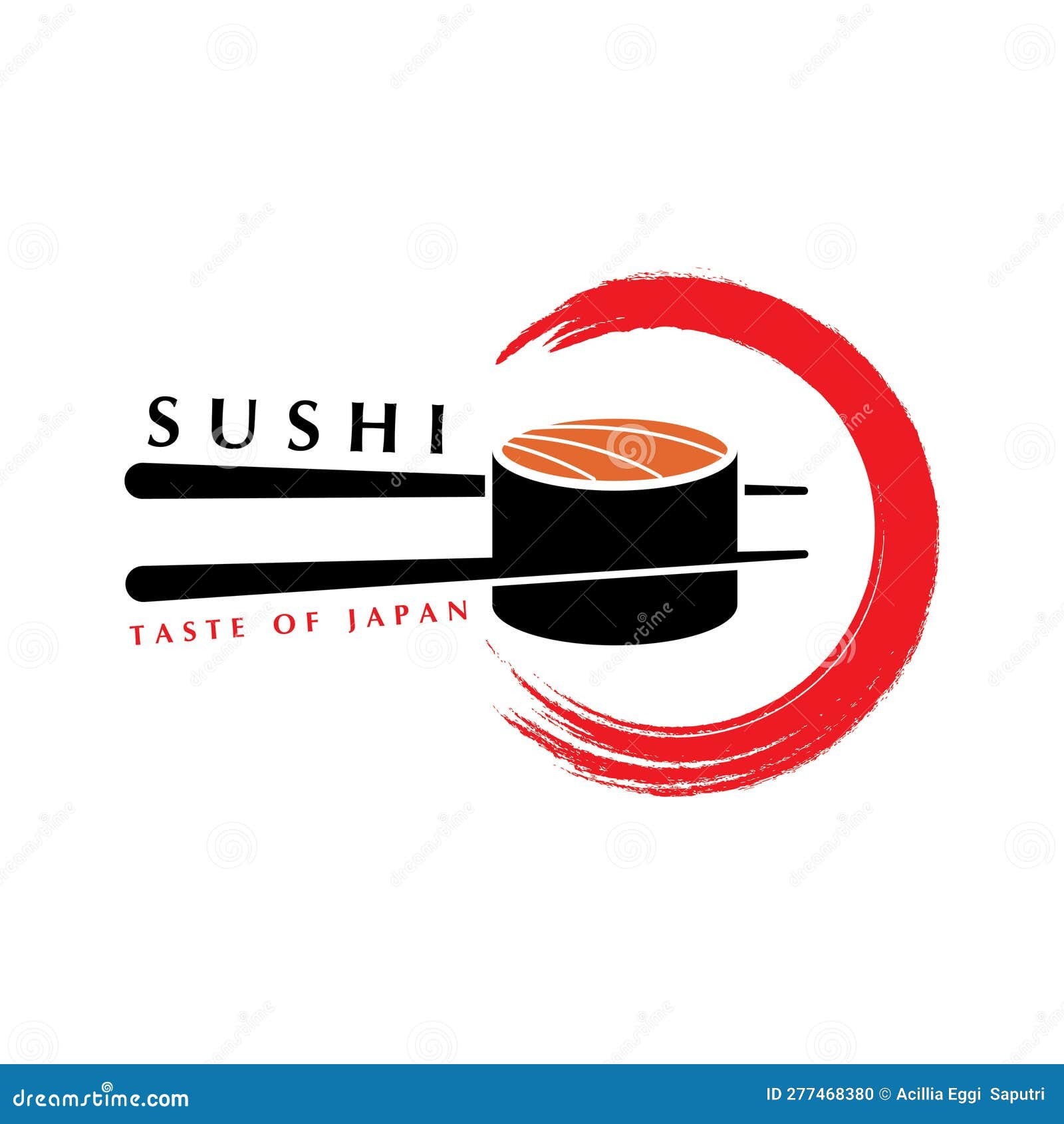 Sushi logo vector stock vector. Illustration of travel - 277468380