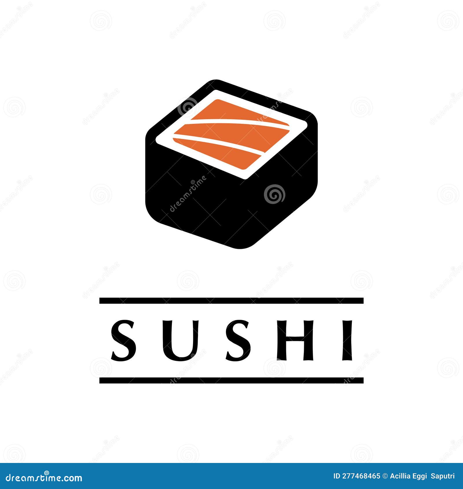 Sushi logo vector stock vector. Illustration of eatery - 277468465
