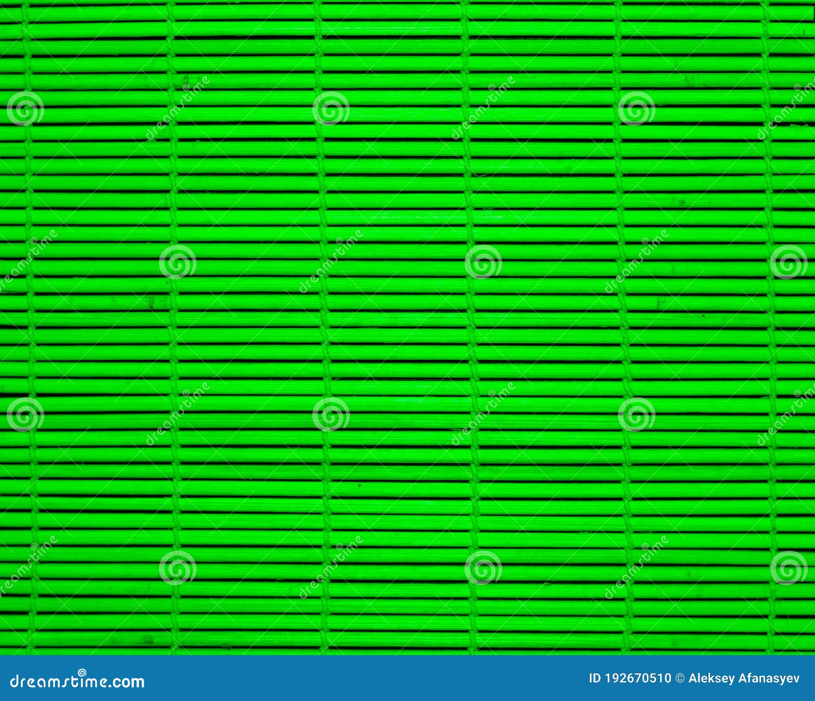 Sushi Mat As Background, Texture. Green Sushi Mat Stock Photo - Image ...