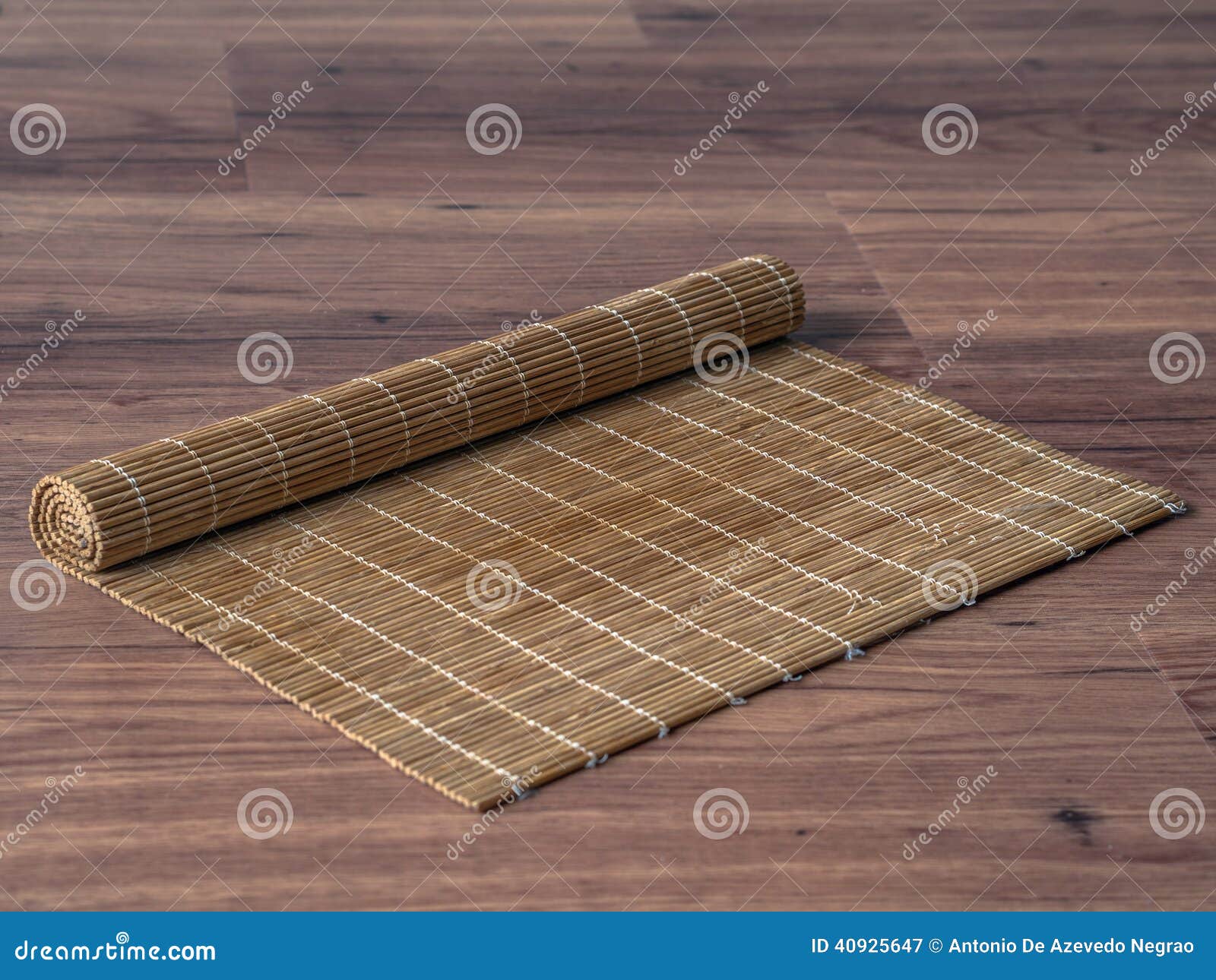 Sushi mat stock image. Image of japanese, traditional - 40925647