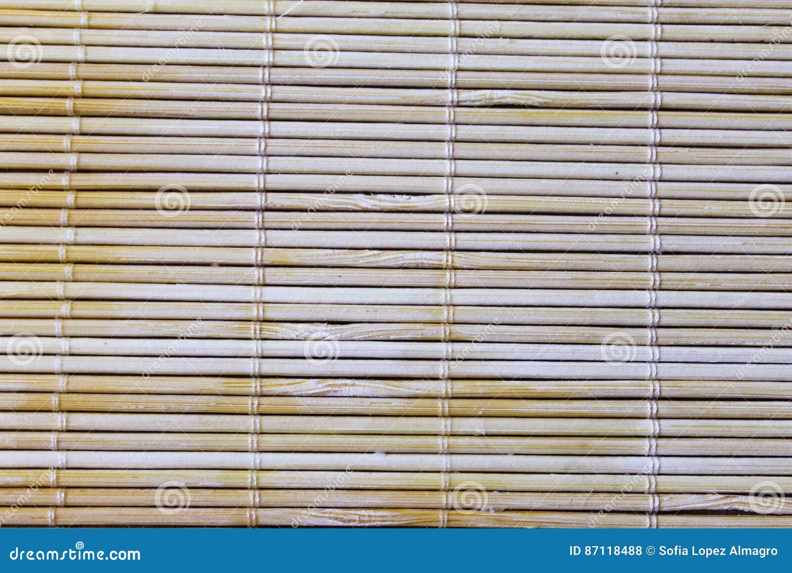 Sushi Mat Detail Background Stock Photo - Image of making, closeup ...