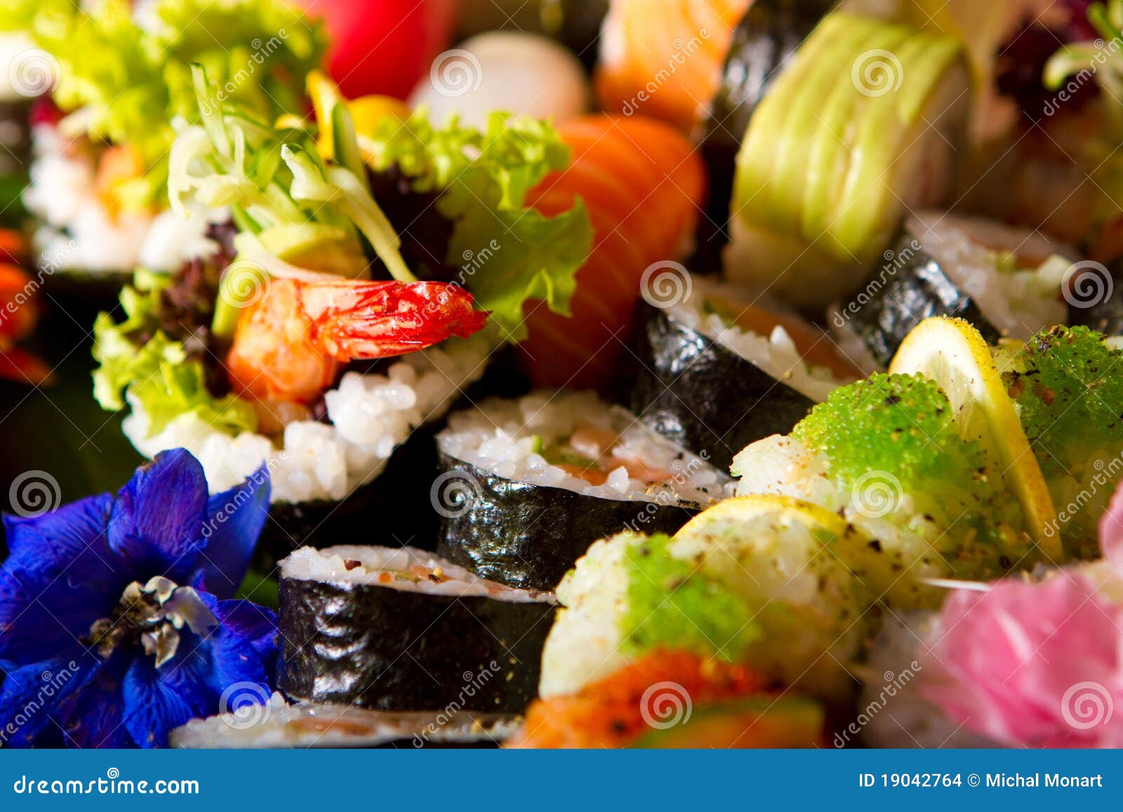 Sushi mix stock photo. Image of healthy, hand, asia, sushi - 19042764