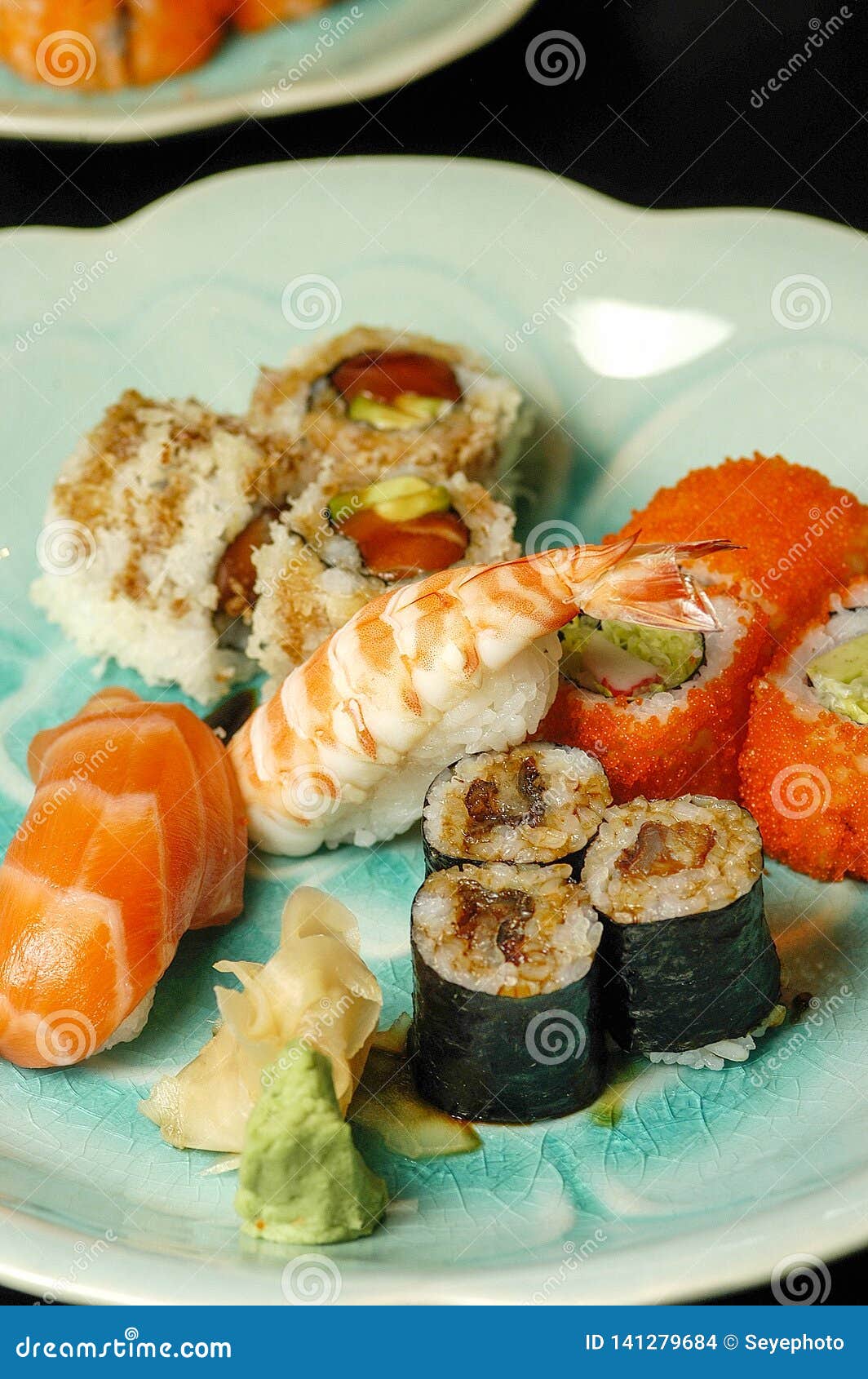 Sushi mix stock photo. Image of taste, fresh, dish, delicious - 141279684