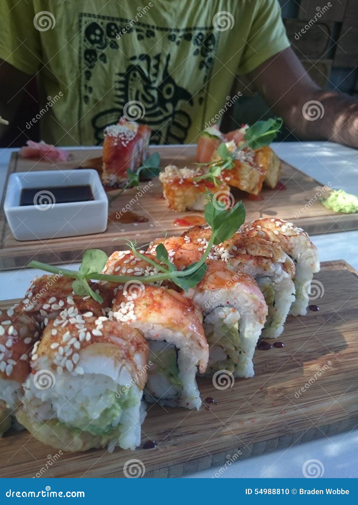 Sushi place stock photo. Image of chopsticks, sushi, asian - 54988810