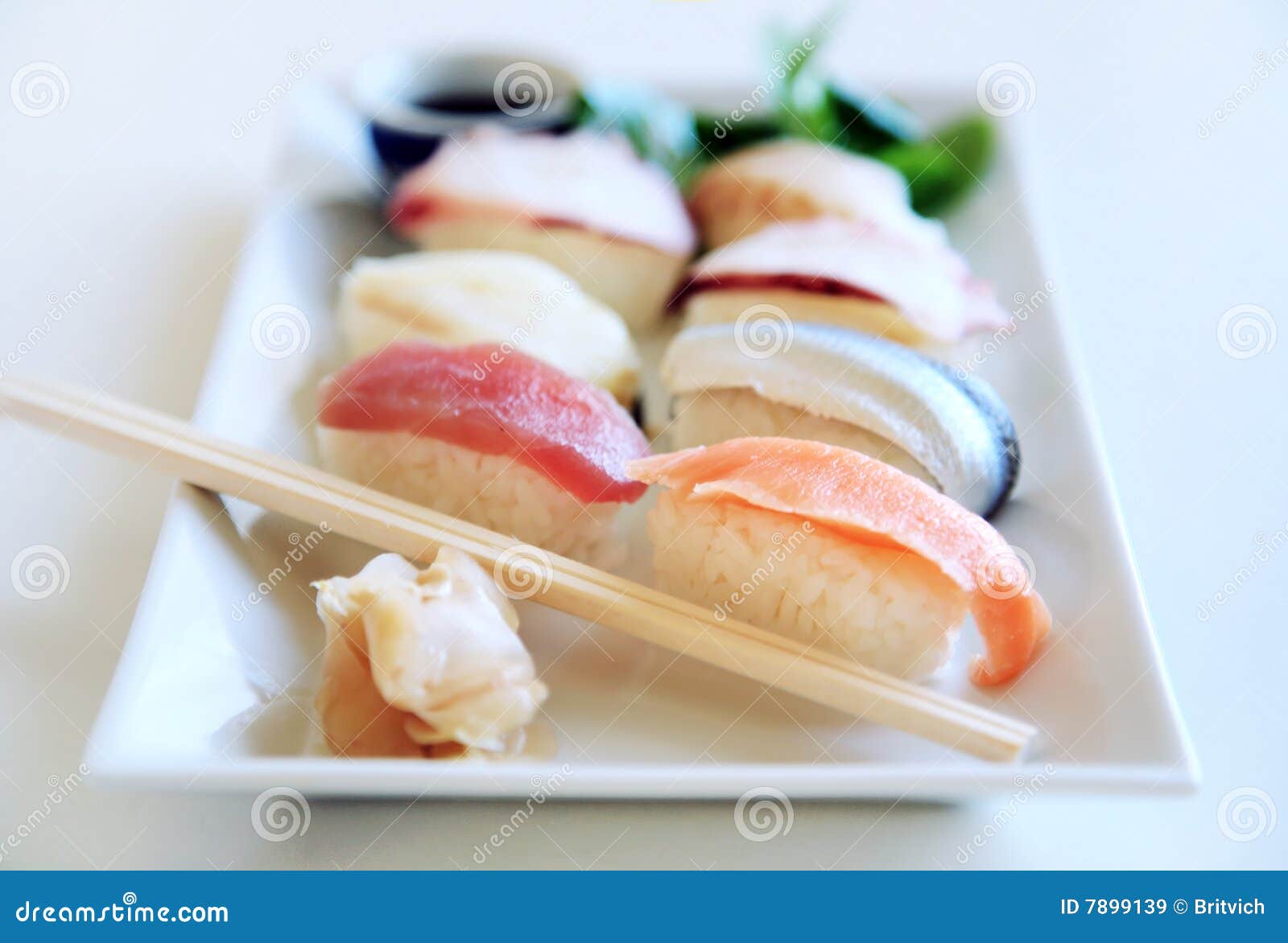 Sushi plate stock image. Image of asian, roll, fish, platter - 7899139