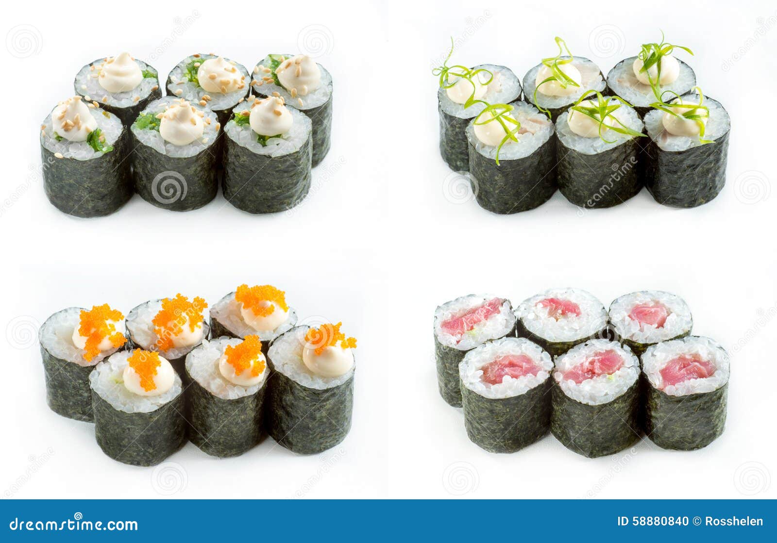 Types Of Sushi Rolls Description With Photos