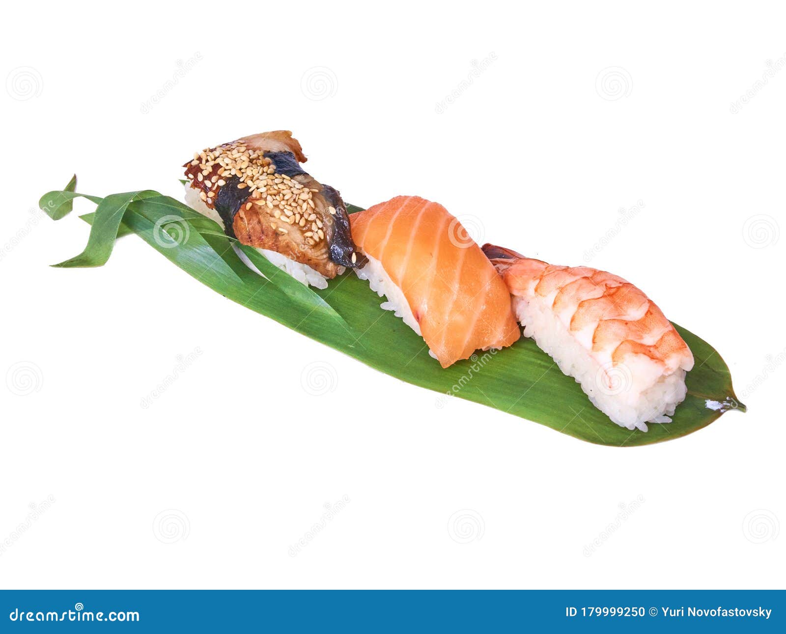 Sushi Rolls Row Isolated on White Stock Photo - Image of delivery ...