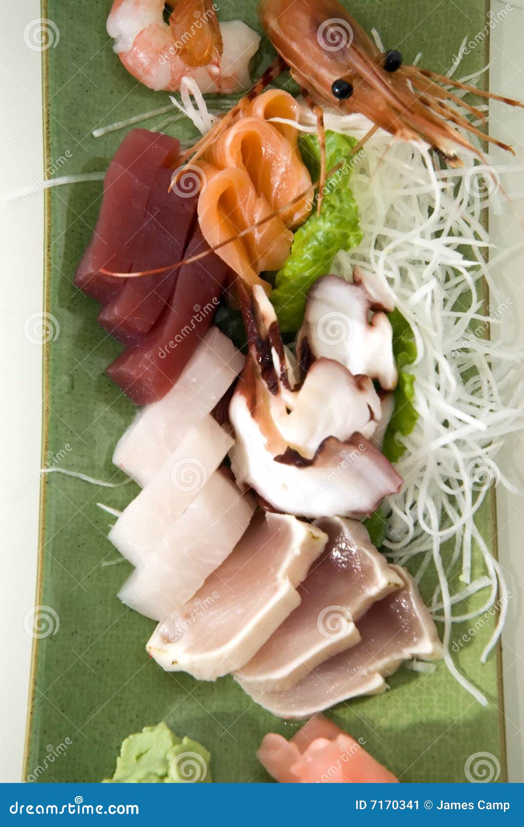 Sushi sampler stock image. Image of sushi, fish, salmon - 7170341