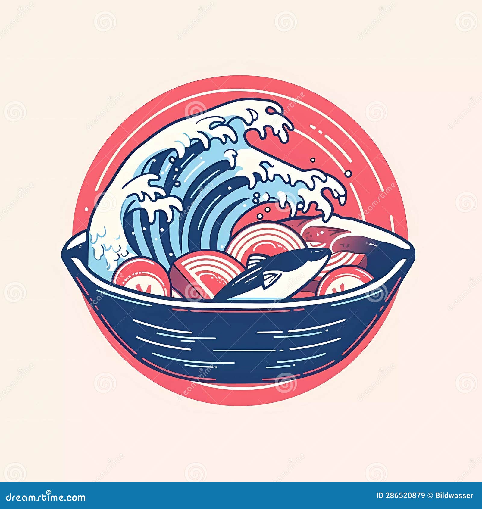 Sushi Sashimi Restaurant Logo Design Icon. Generative Ai Stock ...