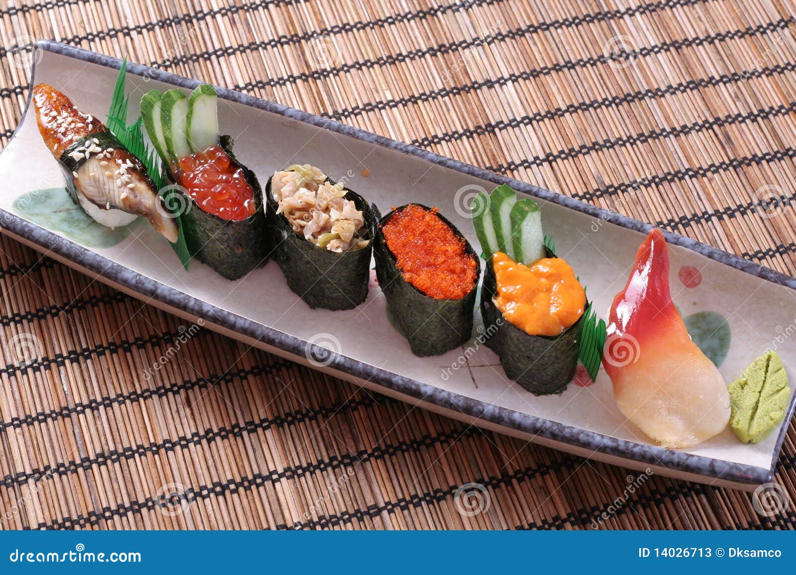 Sushi set stock image. Image of dinner, pacific, meal - 14026713