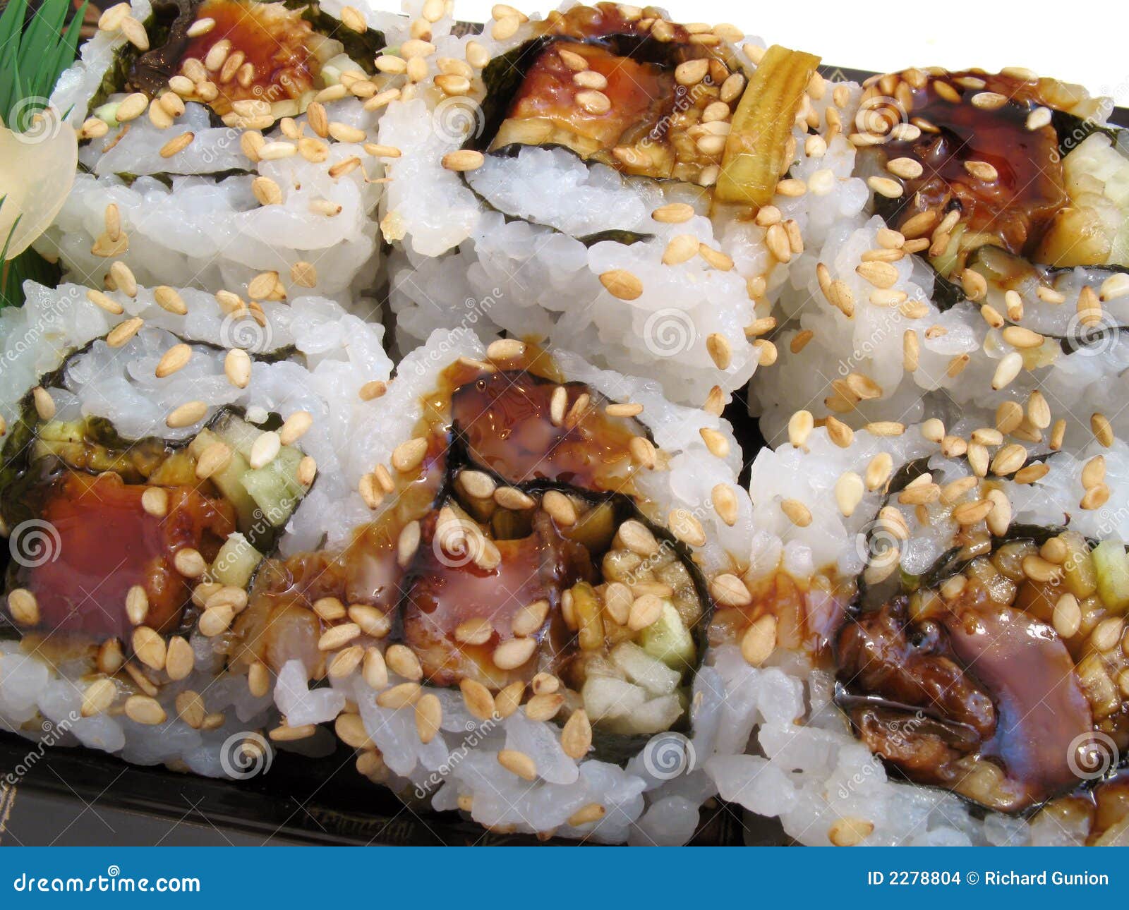 Sushi Snack stock photo. Image of cucumber, seafood, sushi - 2278804