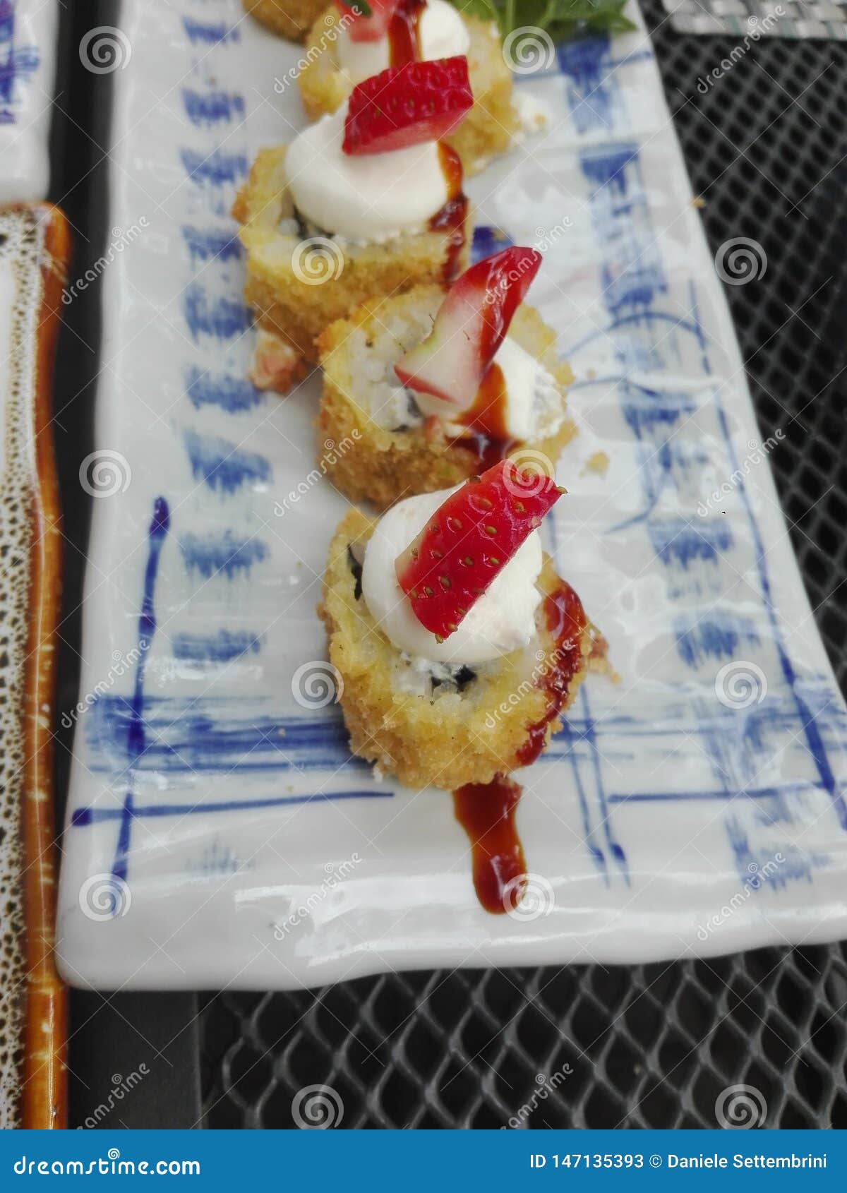 Sushi Strawberries, Fried Good Japan Stock Image - Image of good, fried ...