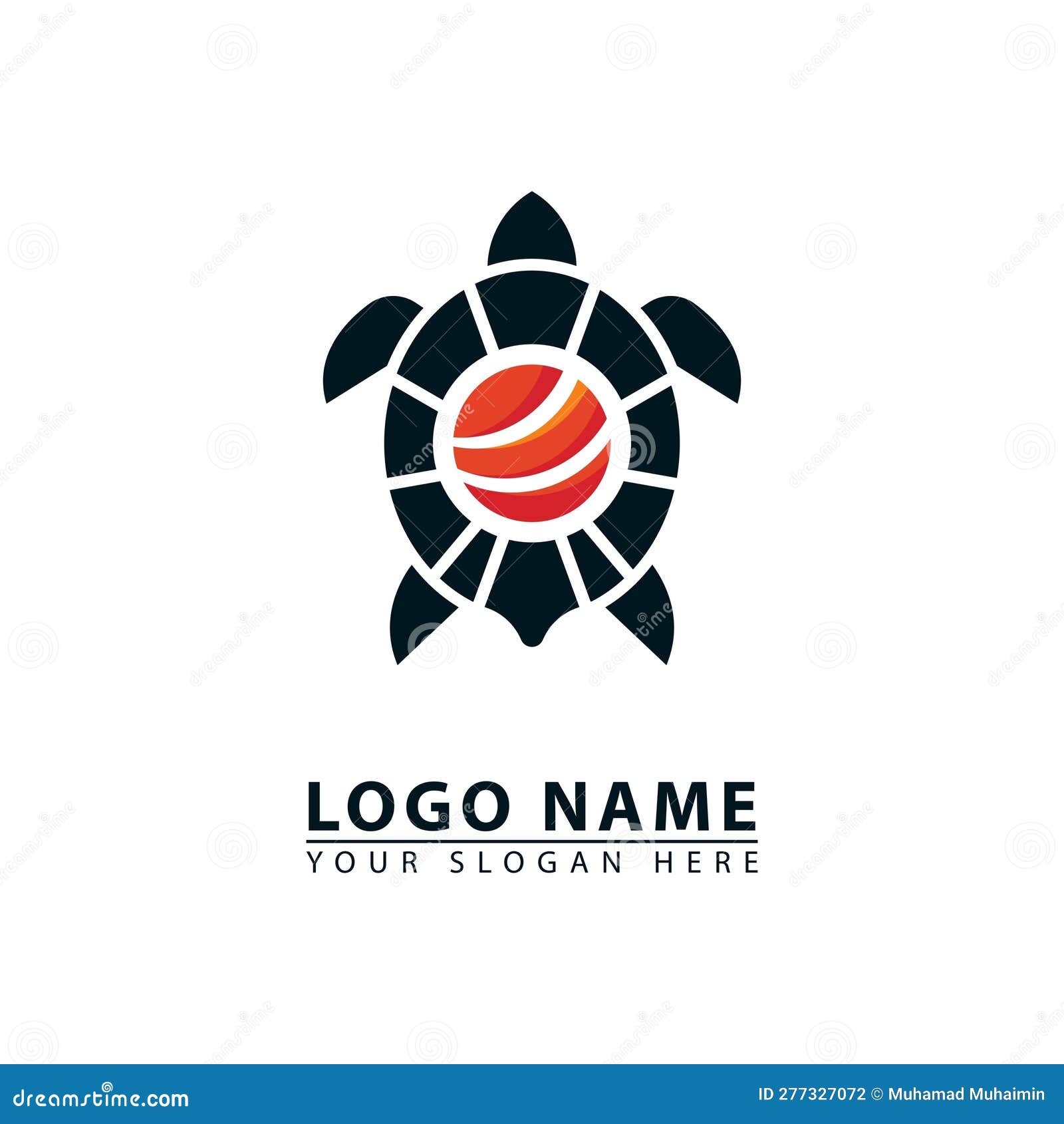 Sushi and Turtle Combination Vector Logo Icon Stock Vector ...