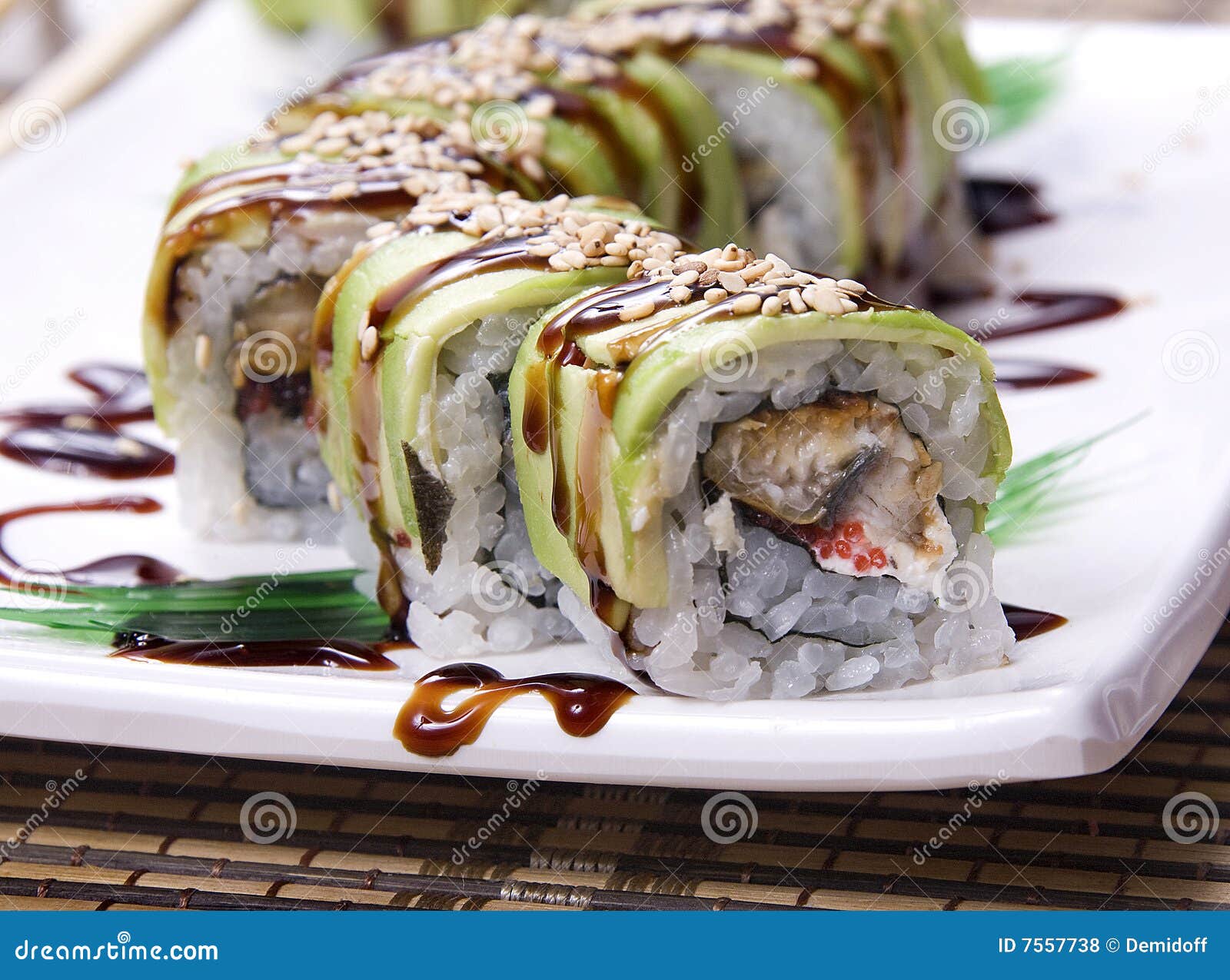 Sushy stock photo. Image of rice, sushy, food, squid, caviar - 7557738