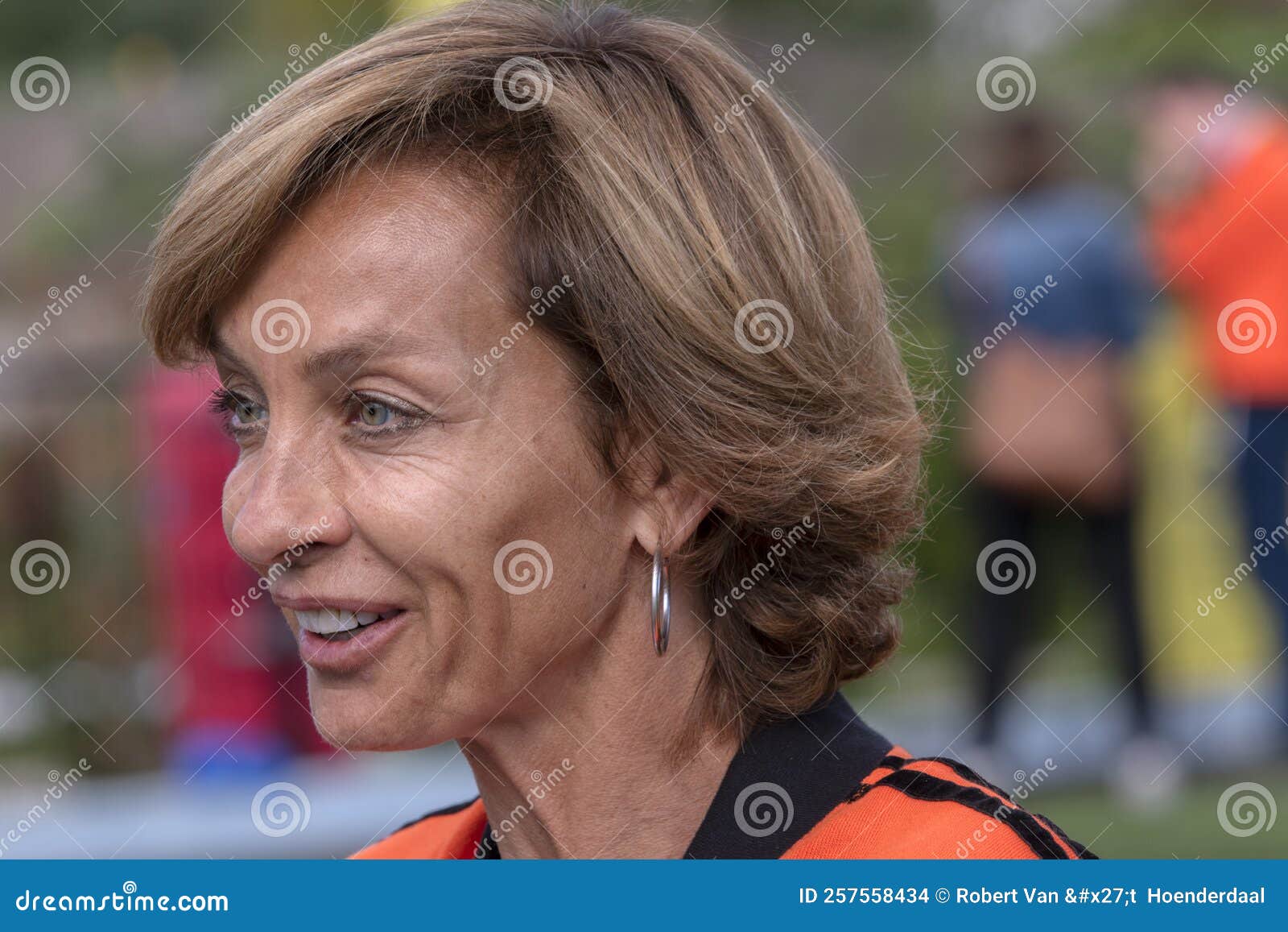 Susila Cruijff at the Open Day of the Johan Cruijff Foundation at ...