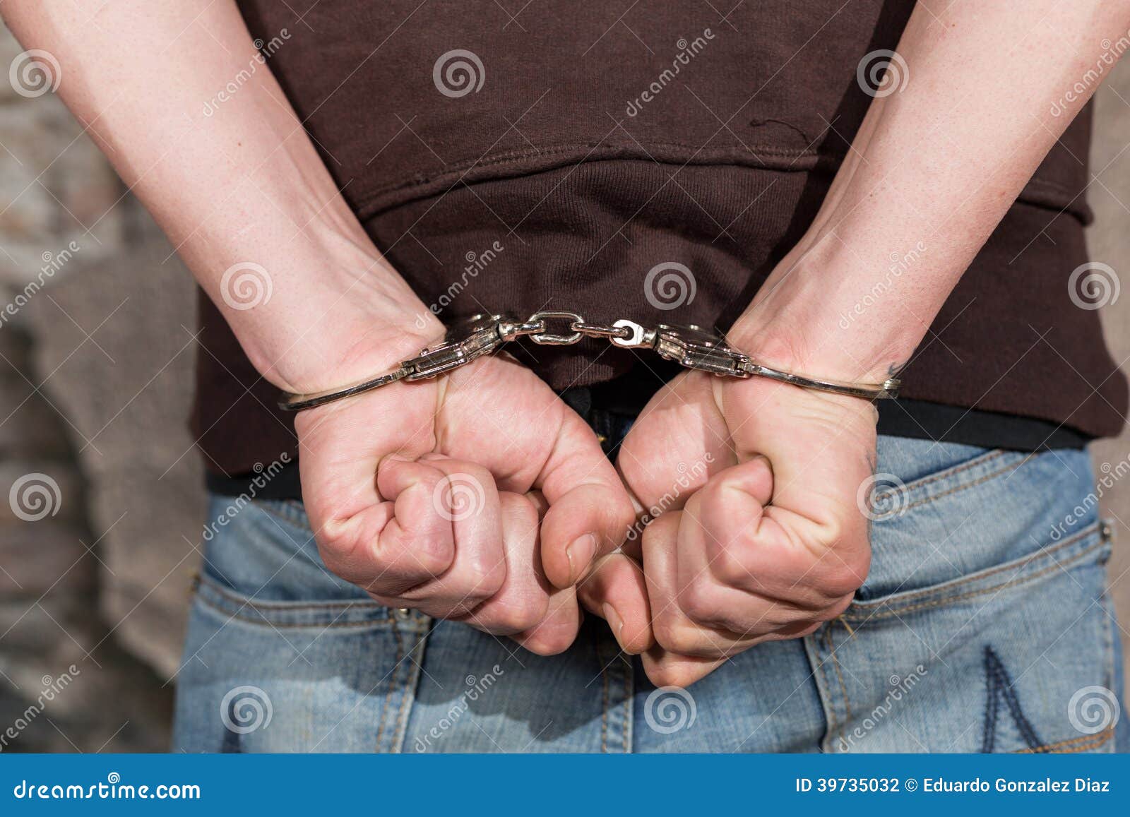 Suspect arrested stock photo. Image of legal, depression - 39735032