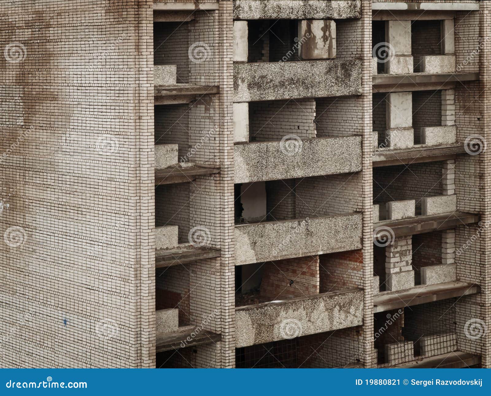 Suspended building stock image. Image of brick, incompleteness - 19880821