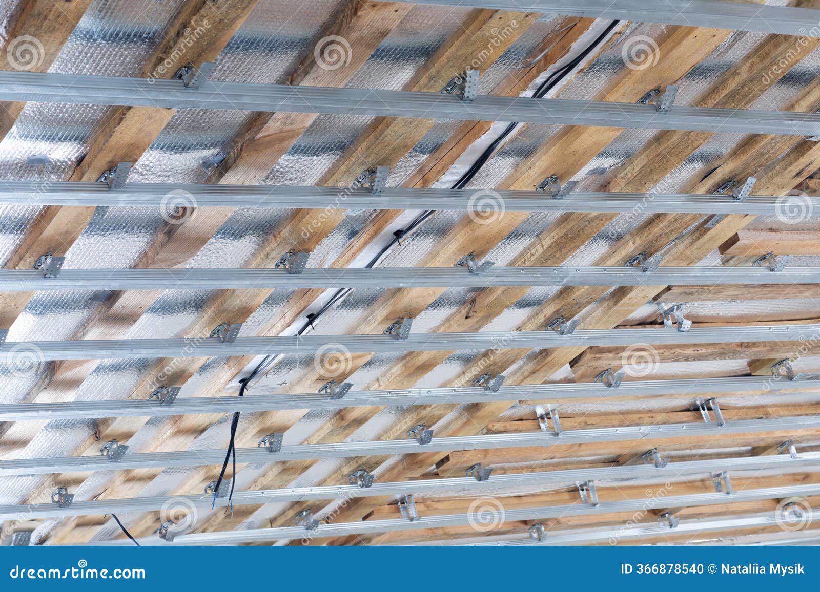 The Suspended Ceiling, Electrical Wiring, Cabling And Mechanical ...