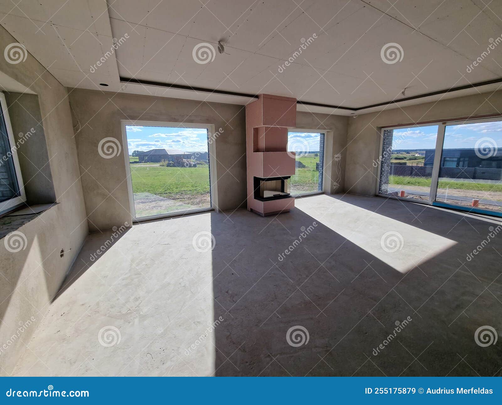 Suspended Drywall Ceilings in the New House Stock Image - Image of ...